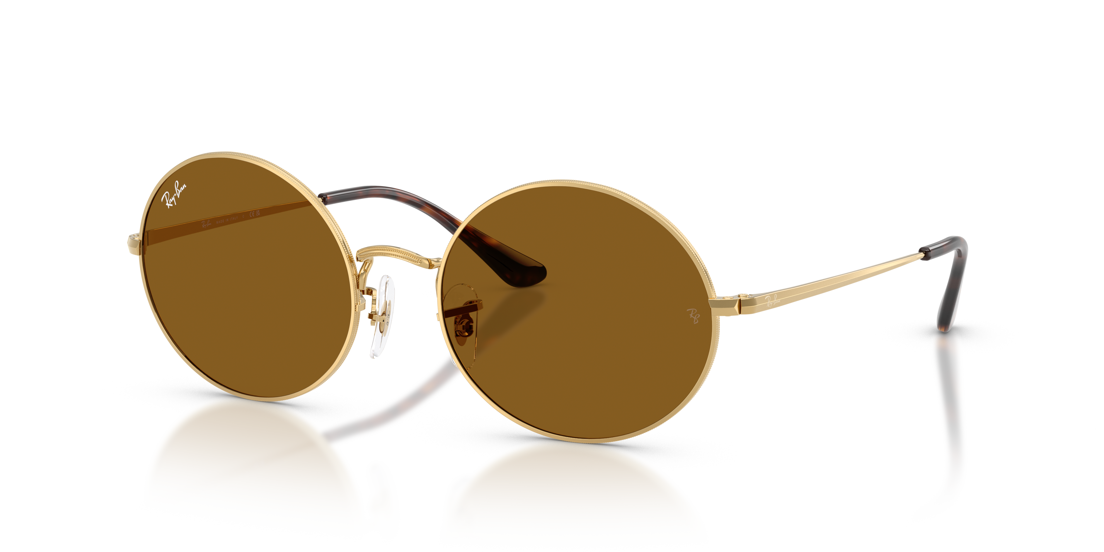 Oval 1970 Collector Drops Limited Les lunettes de soleil Or Arista en ...