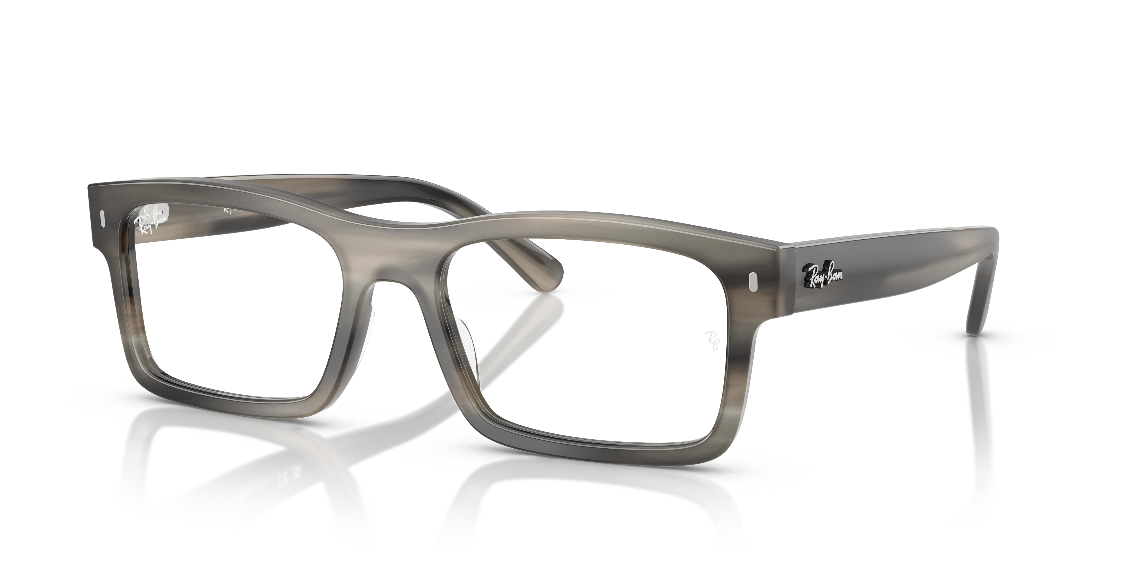 Rb5435 Optics Eyeglasses with Havana Grey Frame - RB5435 | Ray-Ban® IE