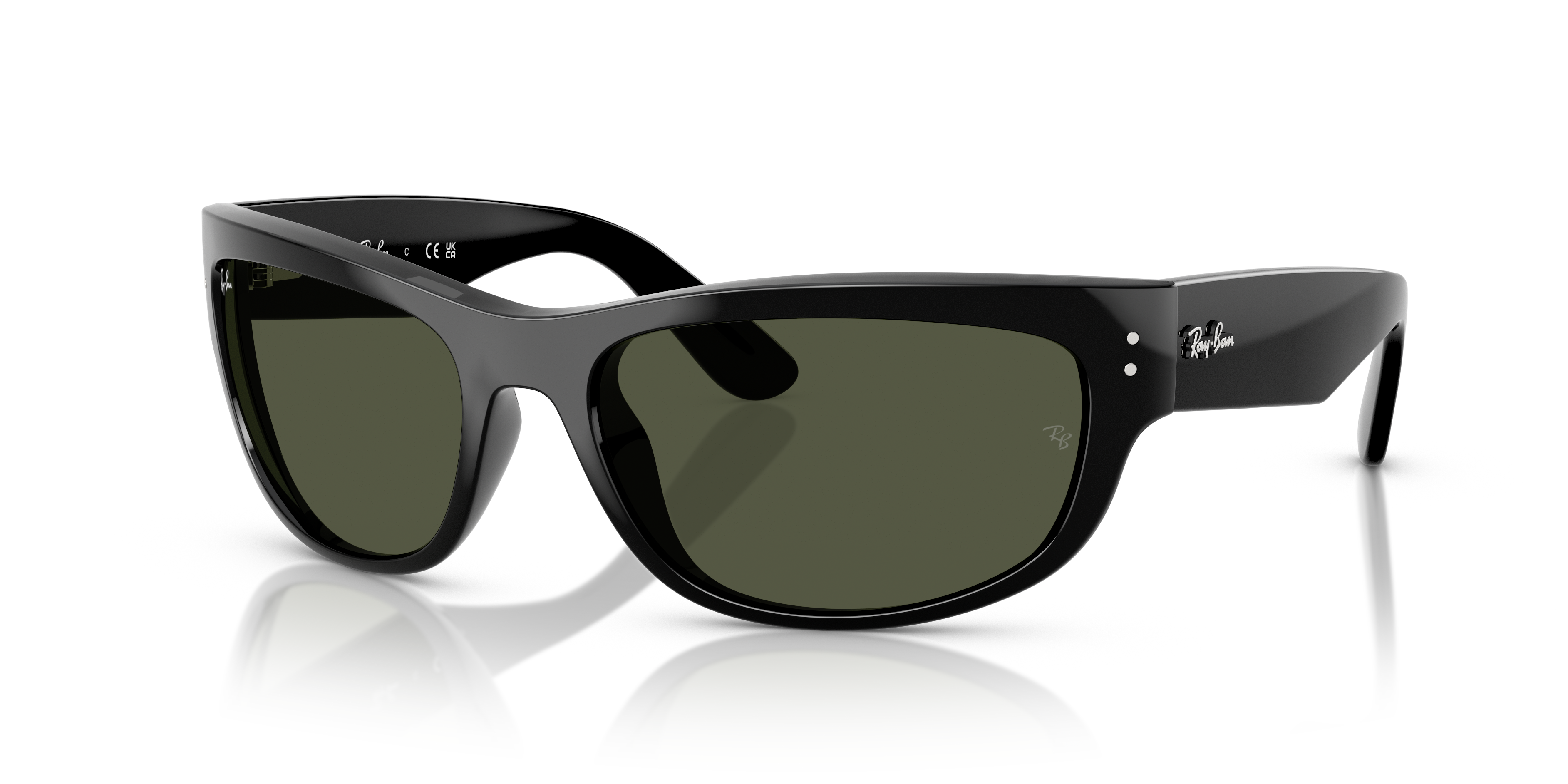 Gafas de Sol Mega Balorama en Negro y G-15 verde - RB2289 | Ray-Ban® ES
