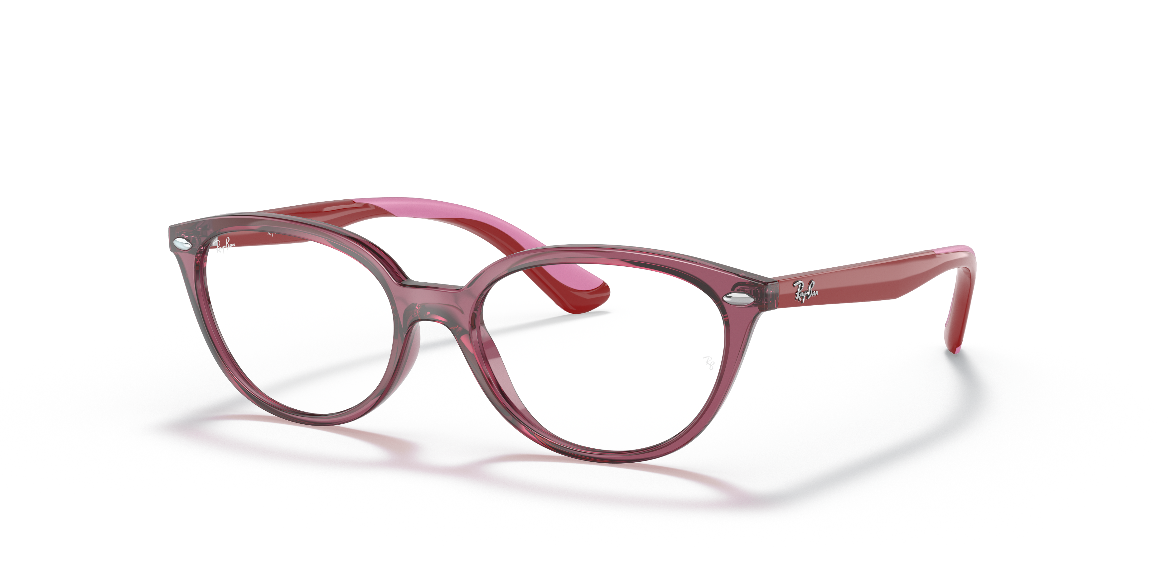 Rb1612 Optics Kids Eyeglasses with Transparent Pink Frame - RY1612 ...