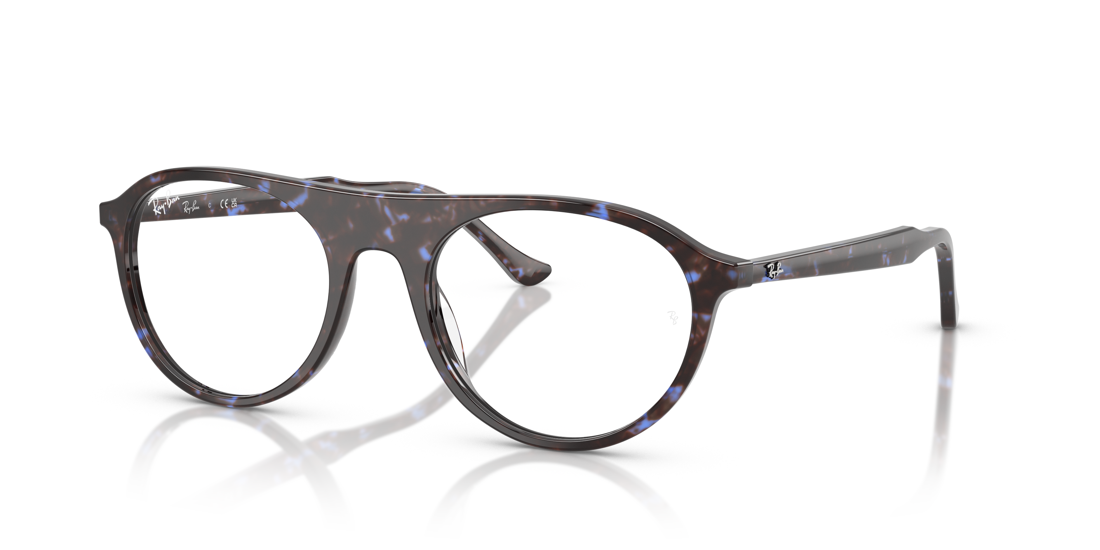 Rb5441 Optics Eyeglasses with Havana Blue Tortoiseshell Frame - RB5441 ...
