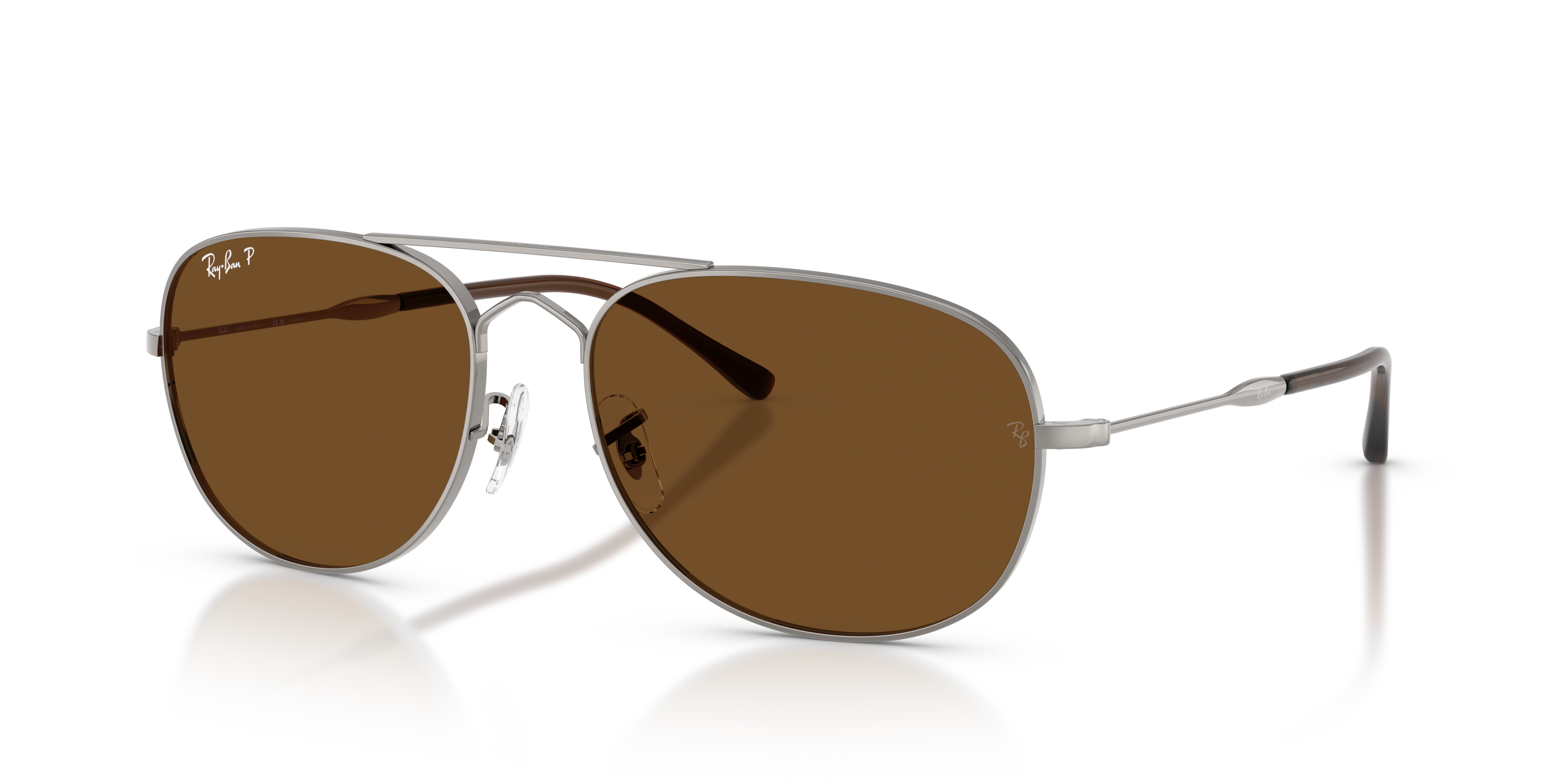 Bain Bridge Sunglasses in Gunmetal and Polarized Brown - RB3735 | Ray ...