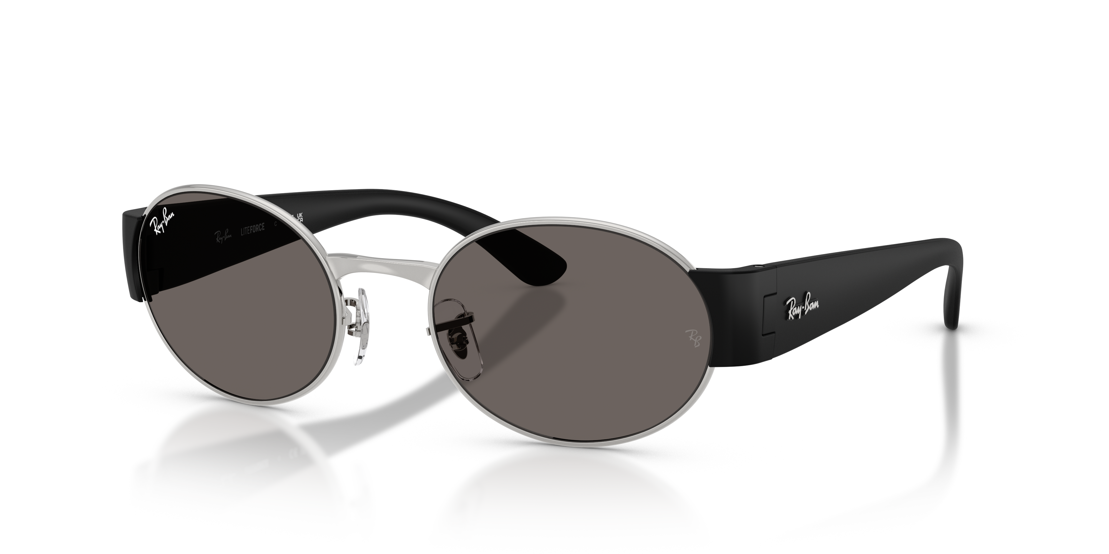 Les lunettes de soleil Rb3770 en Argent et Gris foncé - RB3770 | Ray ...