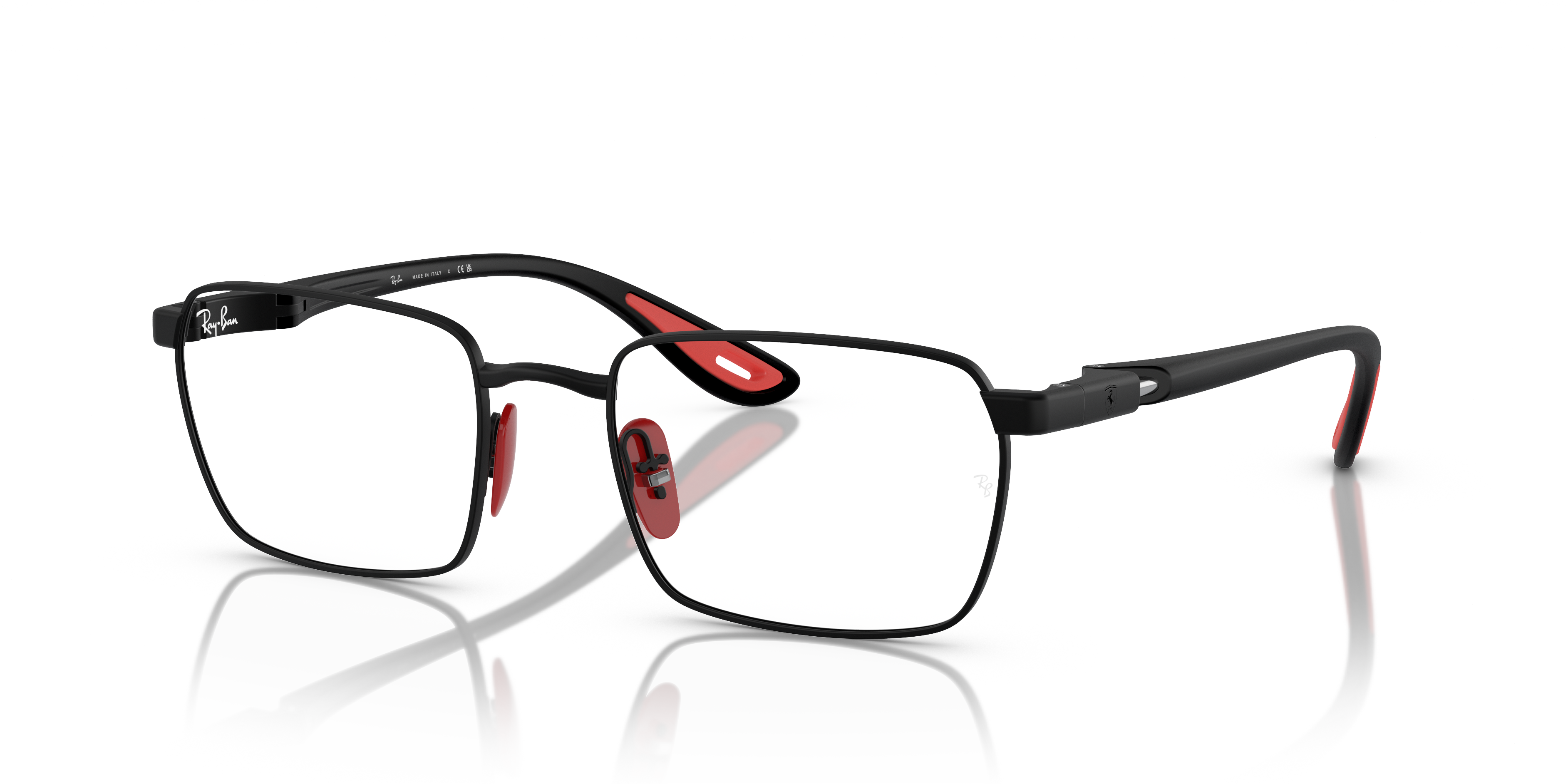 Rb6507m Optics Scuderia Ferrari Collection Eyeglasses with Black Frame ...
