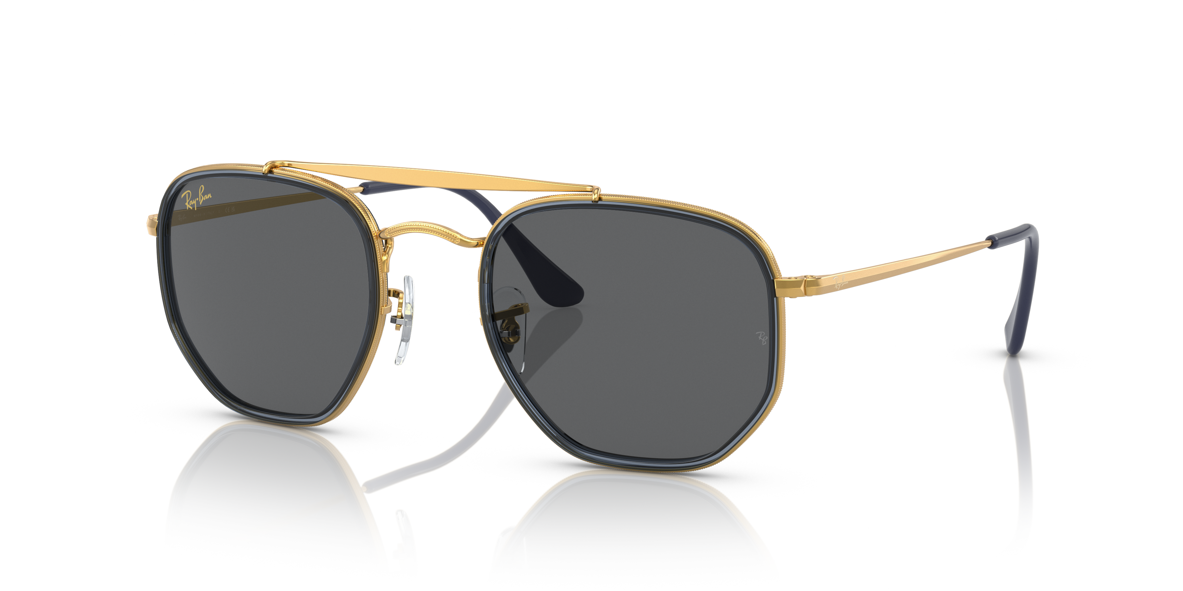 Marshal Ii Sunglasses in Gold and Dark Grey - RB3648M | Ray-Ban® CA