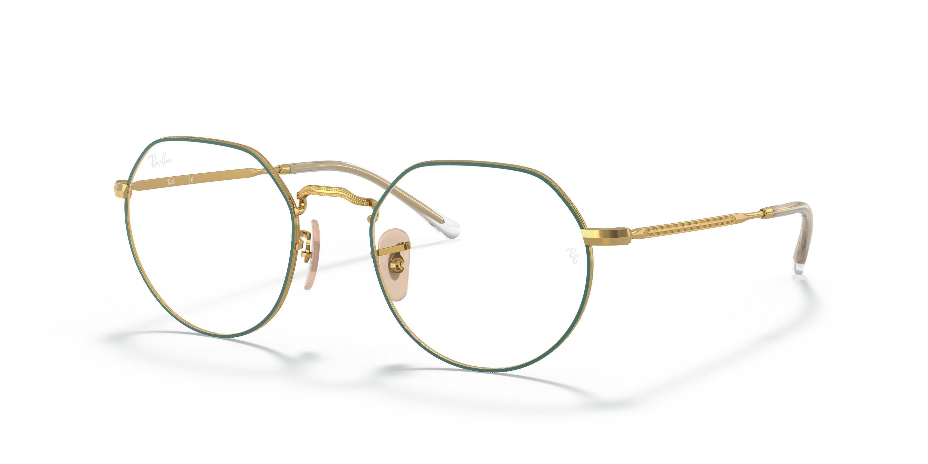 【レイバン公式ストア】 Ray-Ban® Jack Optics メガネ | ペトロリウム フレーム - RB6465F