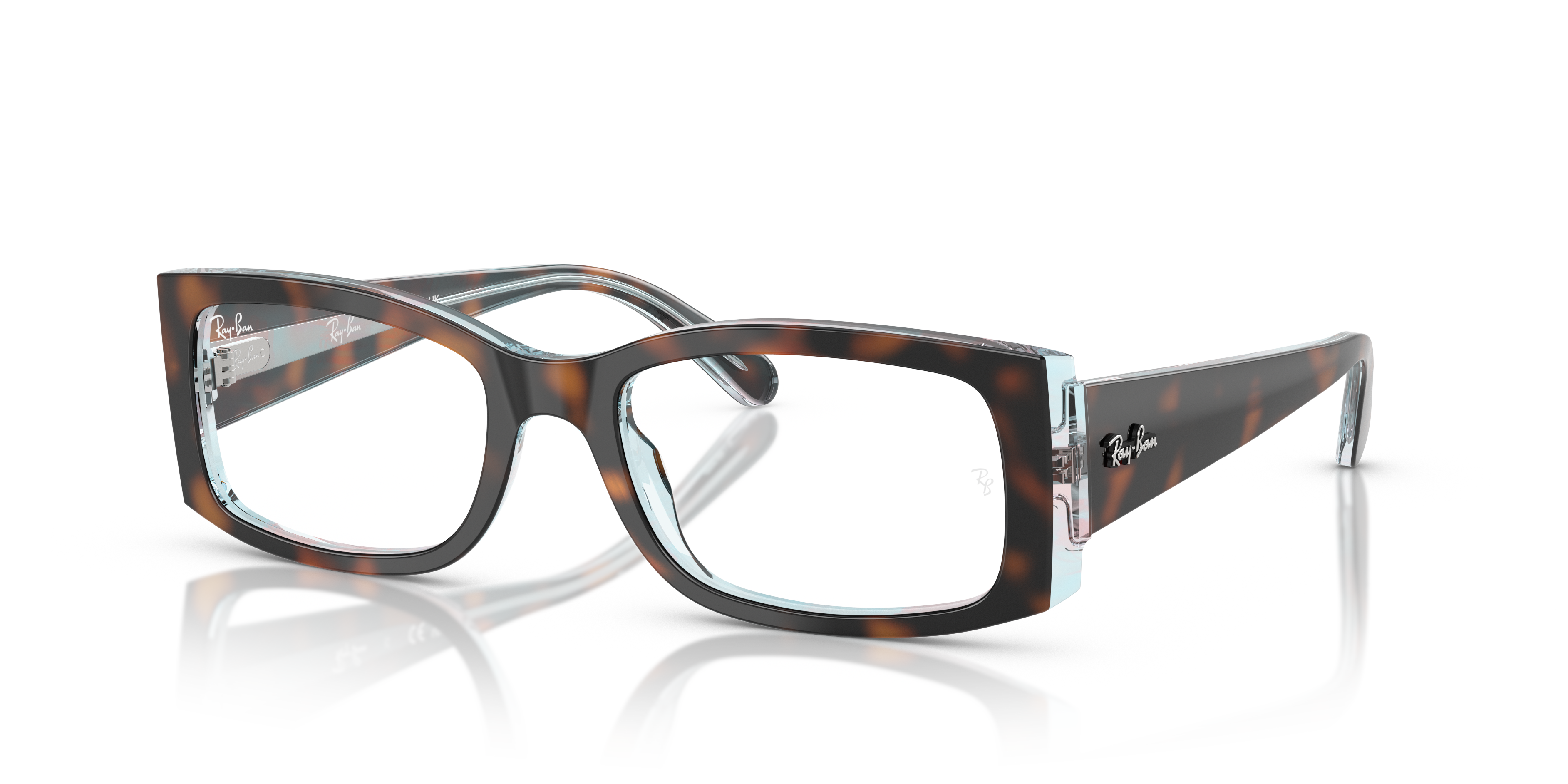 Miriam Optics Eyeglasses with Dark Havana On Multicolor Frame - RB5434 ...