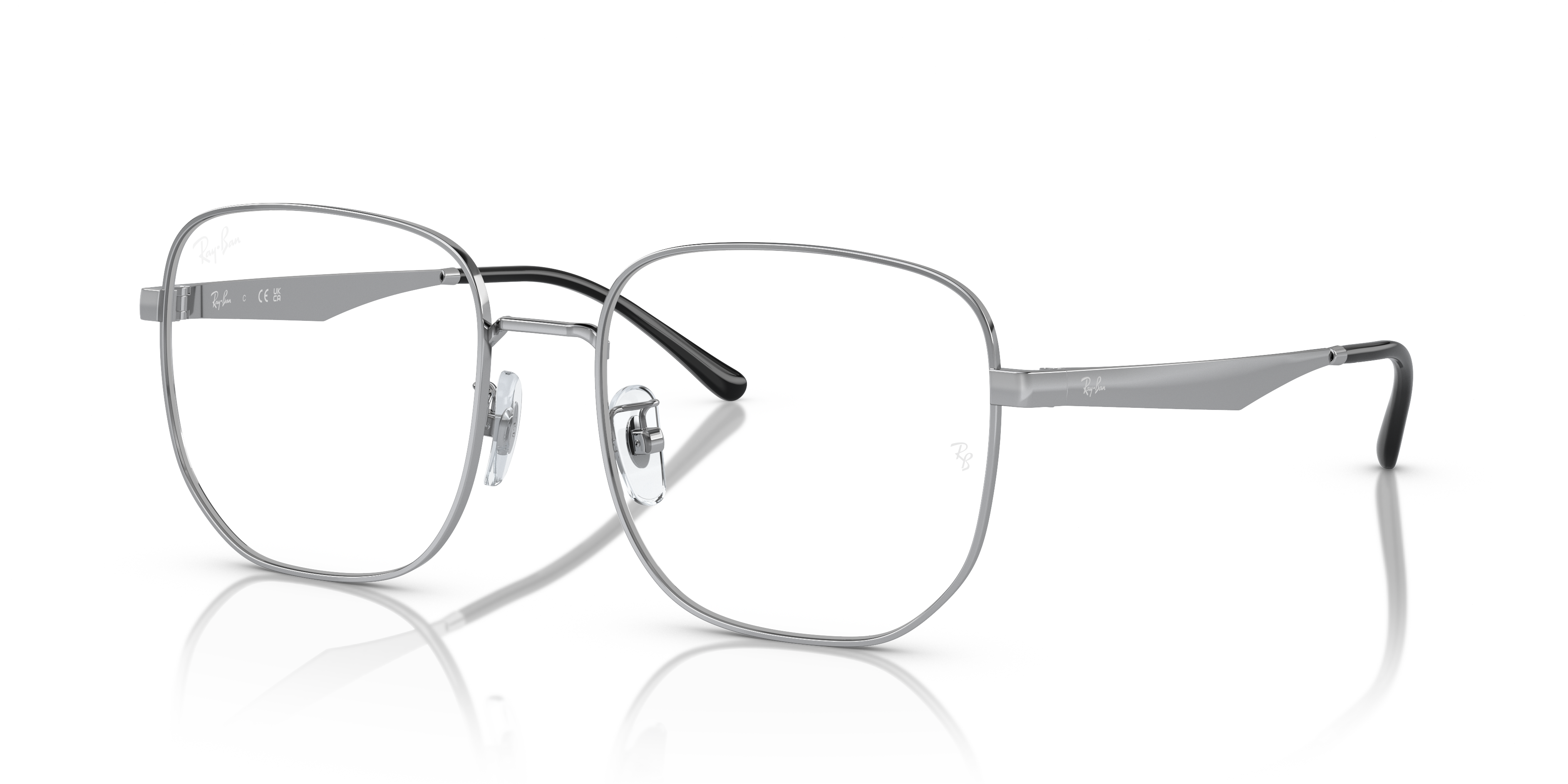 Rb6503 Optics Eyeglasses with Silver Frame - RB6503D | Ray-Ban® NO