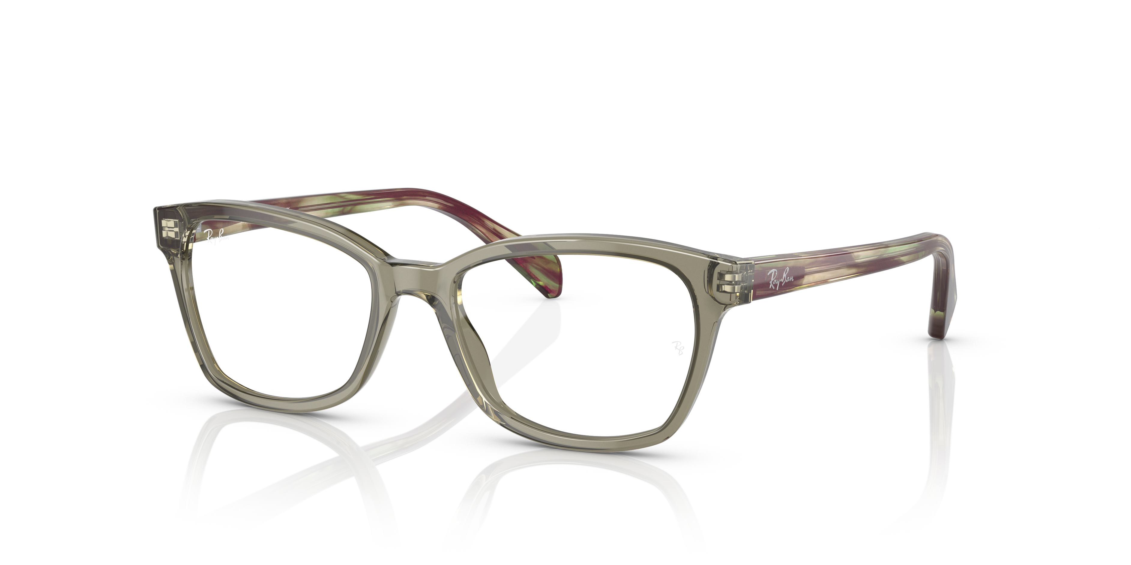 Rb1591 Optics Kids Eyeglasses with Transparent Green Frame - RY1591 ...