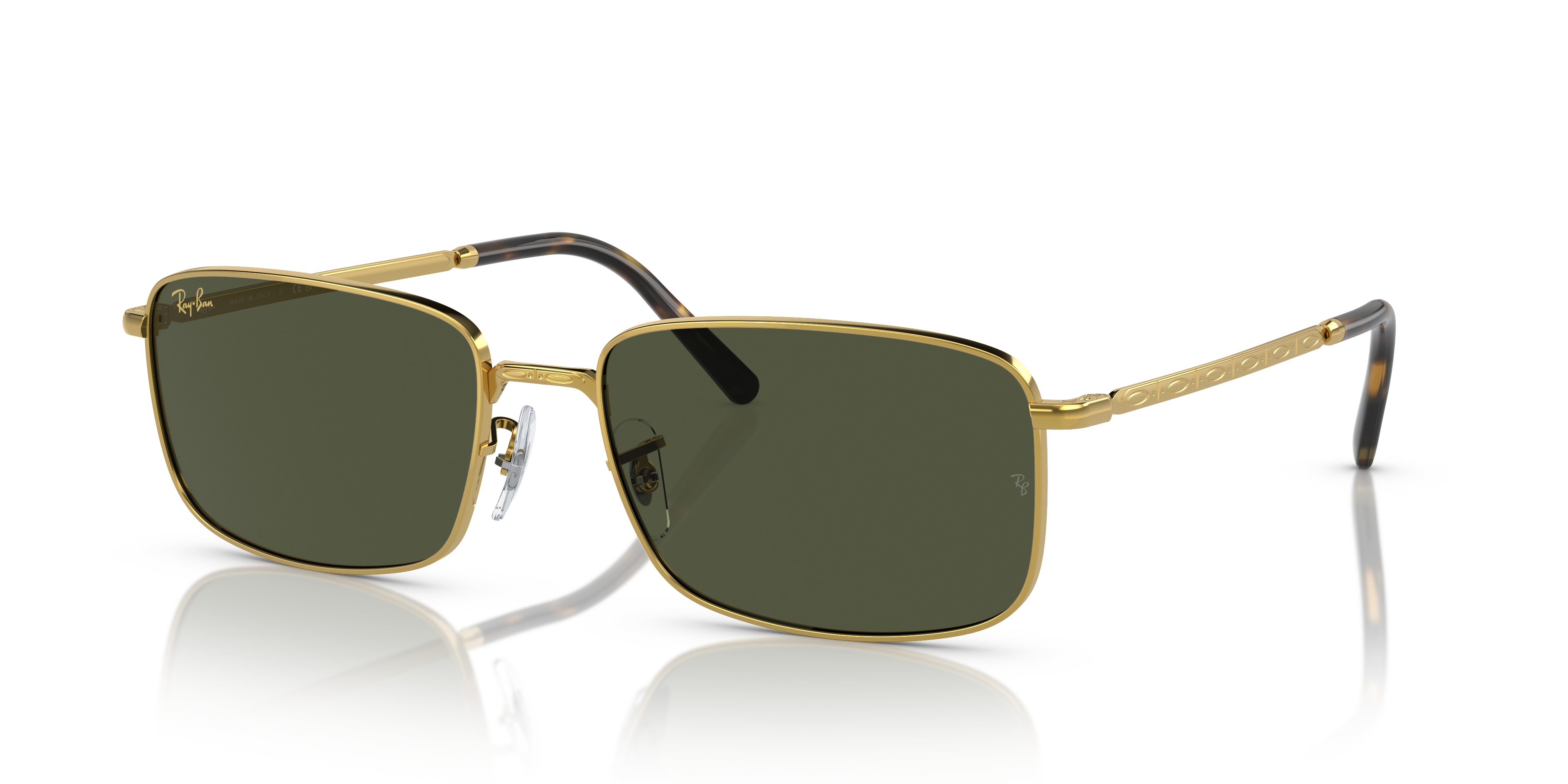 Rb3717 搭 抛光 金色 的 绿色 (57-18) - RB3717 | Ray-Ban® 雷朋