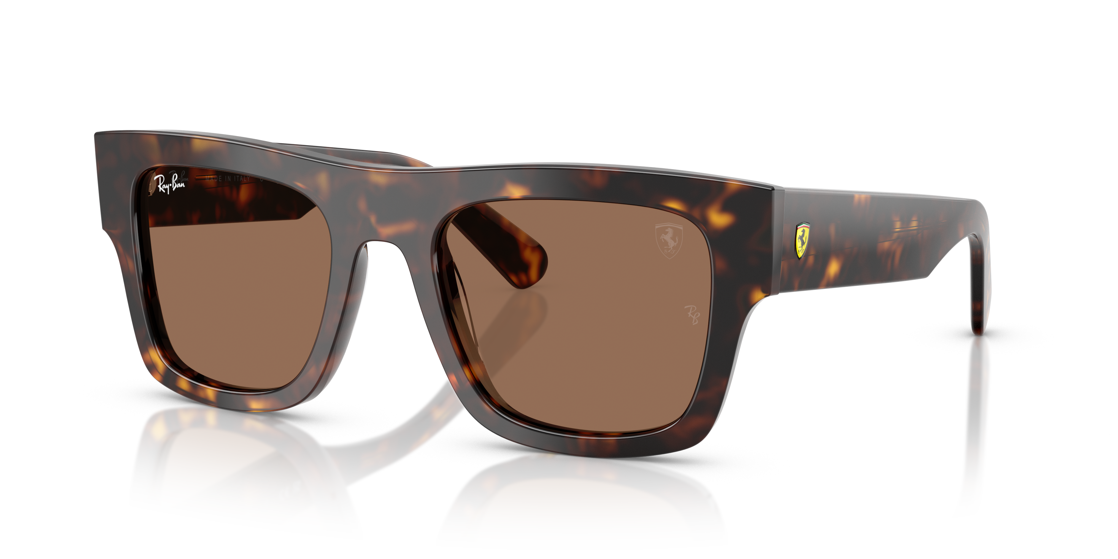 Rb2217m Scuderia Ferrari Collection Zonnebrillen in Havana en ...