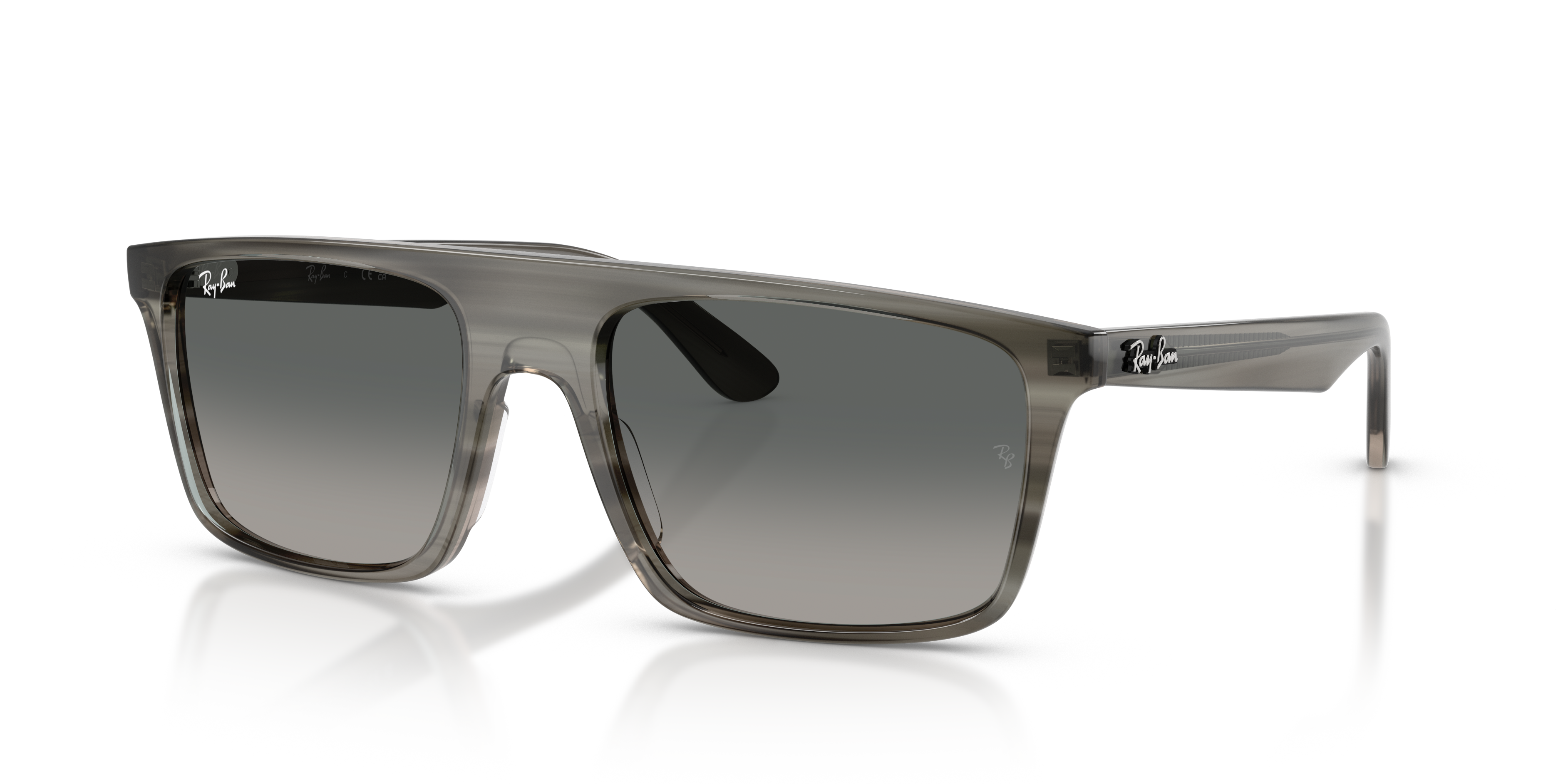 Lentes de sol Rb2222 en Gris a Rayas y Gris Degradé - RB2222 | Ray-Ban® MX