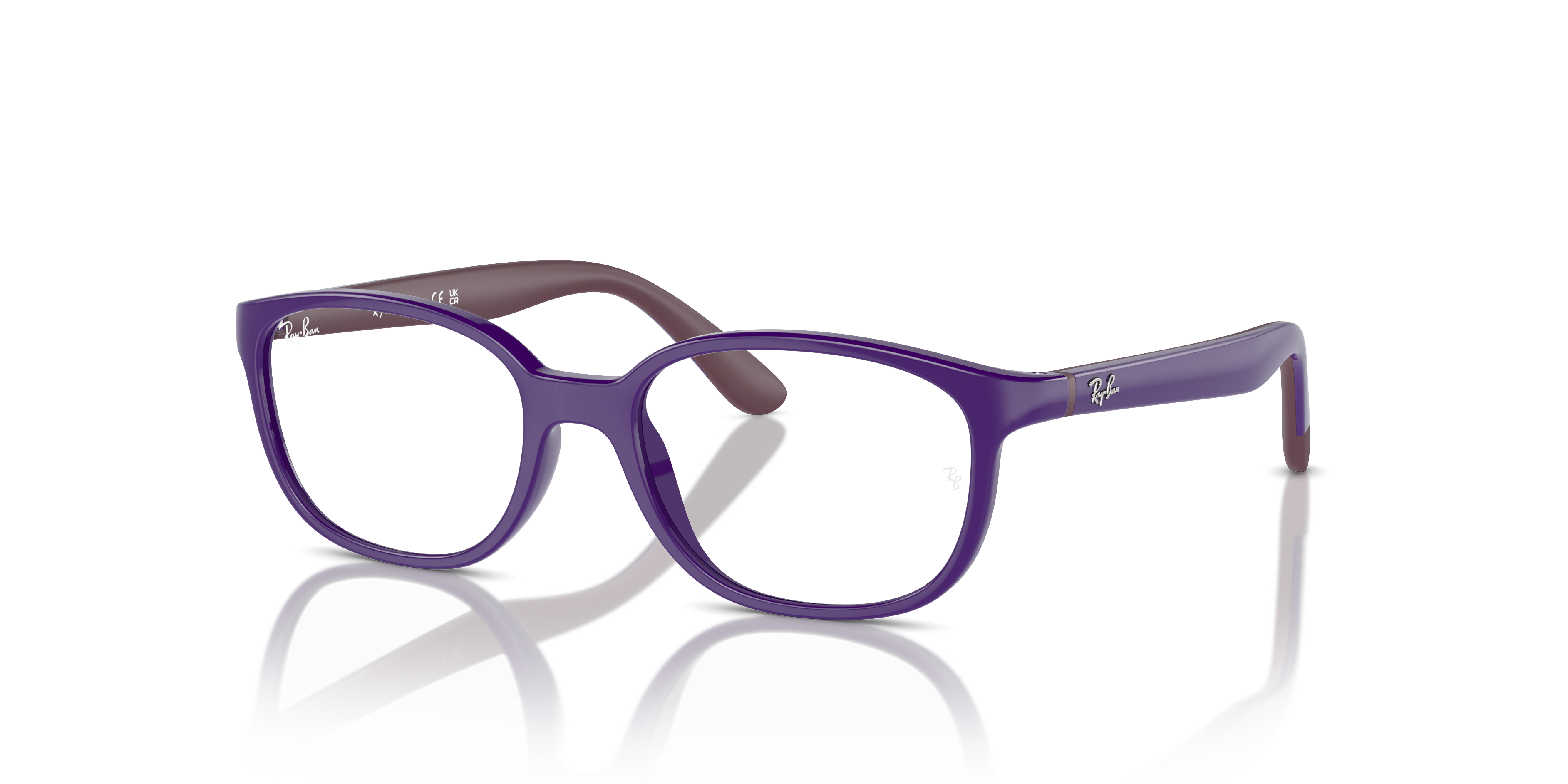 Rb1632 Optics Kids Bio-based Eyeglasses with Polished Violet On ...