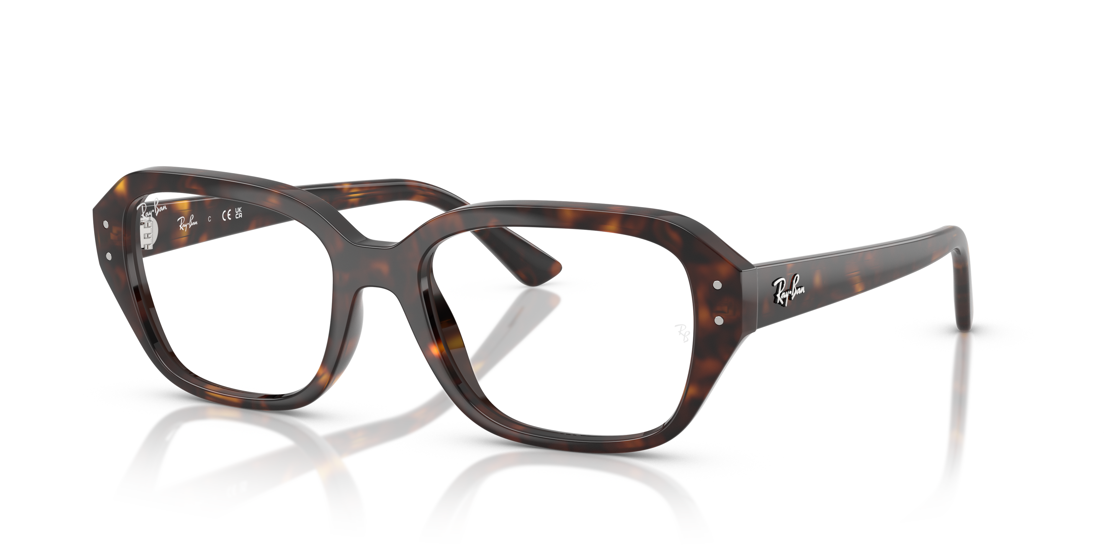 Shea Optics Bio-based brillen met Havana montuur - RB7258 | Ray-Ban® NL