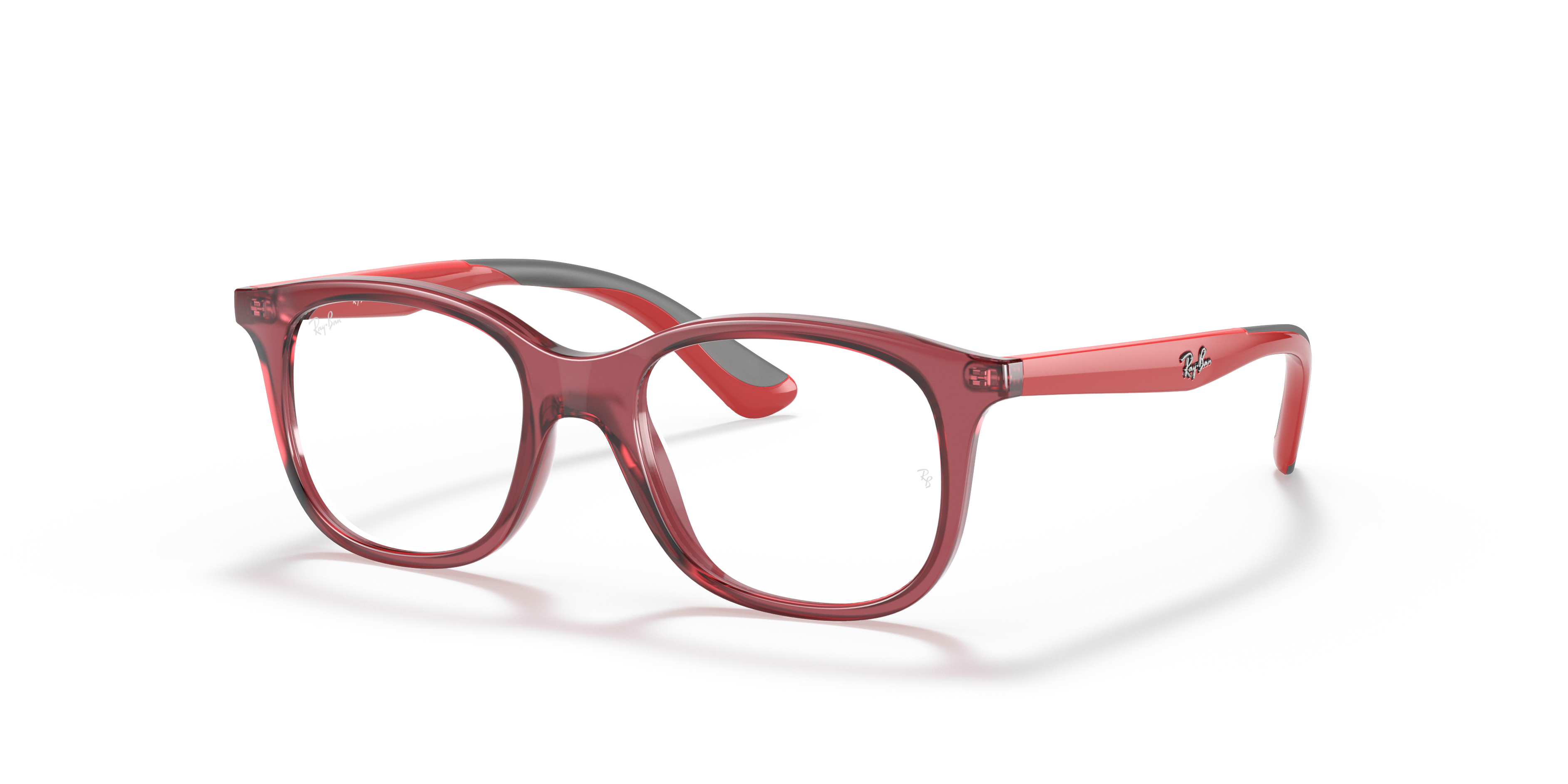 Rb1604 Optics Kids Eyeglasses with Transparent Red Frame - RY1604 | Ray ...