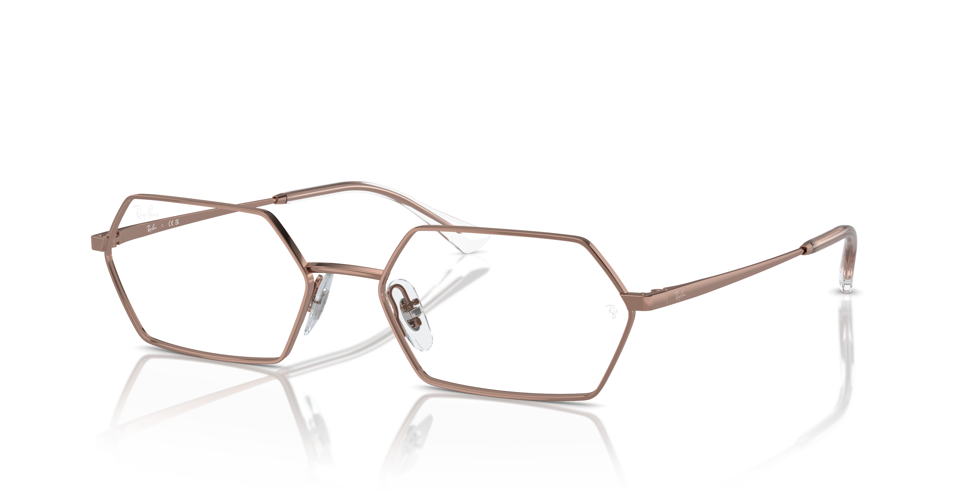 【レイバン公式ストア】 Ray-Ban® Yevi Optics メガネ | カッパー フレーム - RB6528