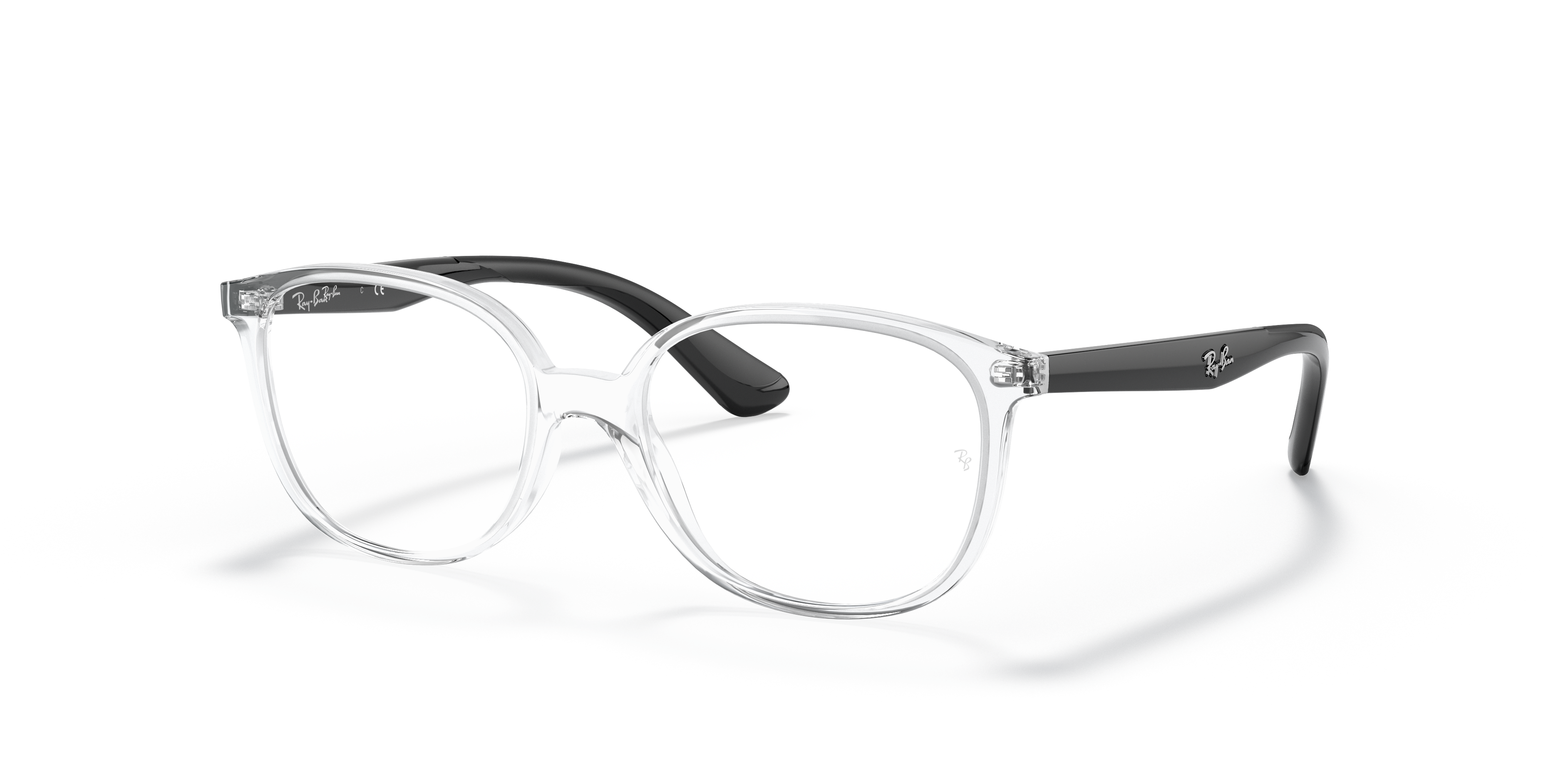 Rb1598 Optics Kids Eyeglasses with Polished Transparent Frame (49-16 ...