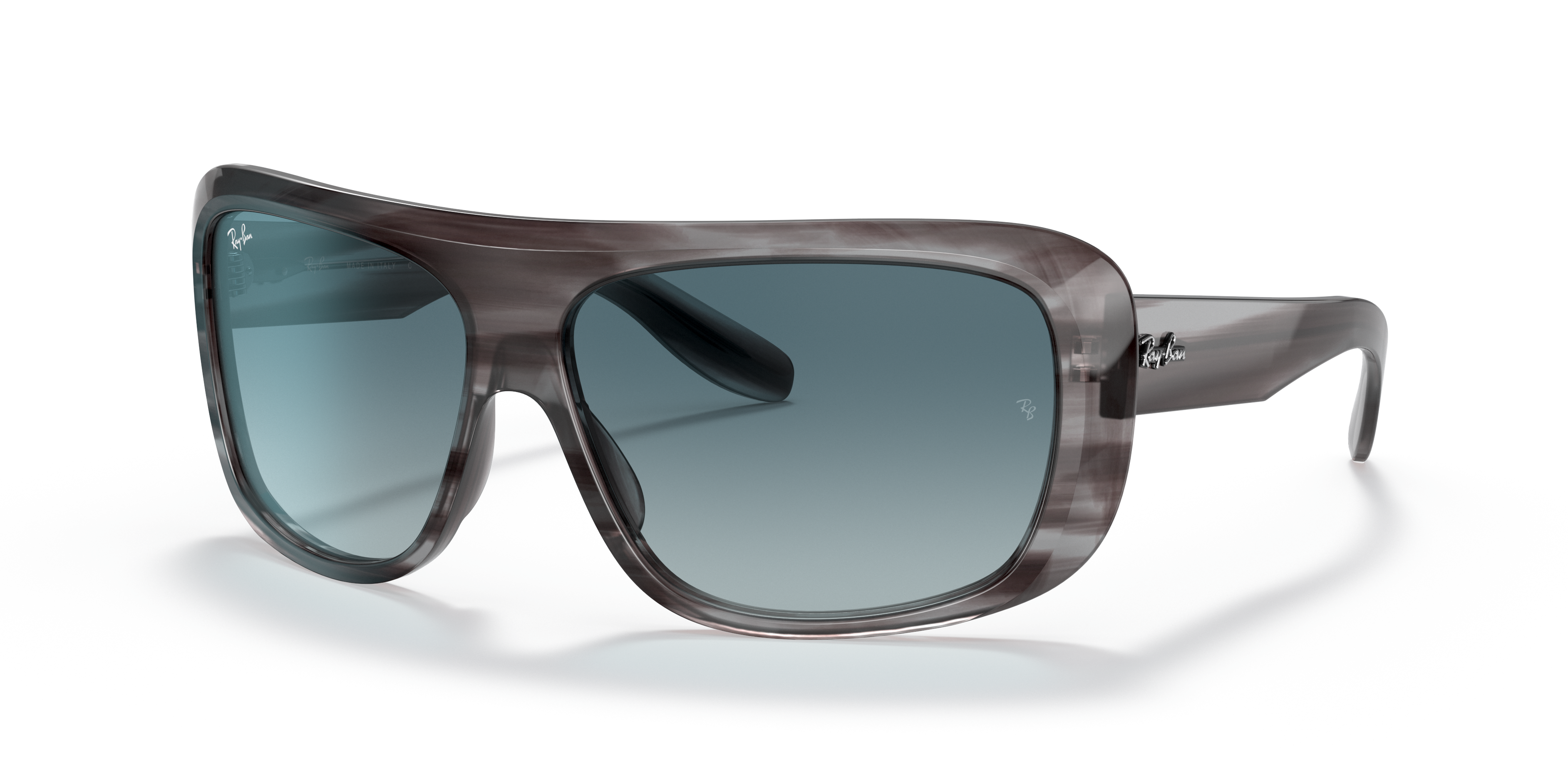 Blair Sunglasses in Grey and Blue Gradient Grey - RB2196 | Ray-Ban® CA