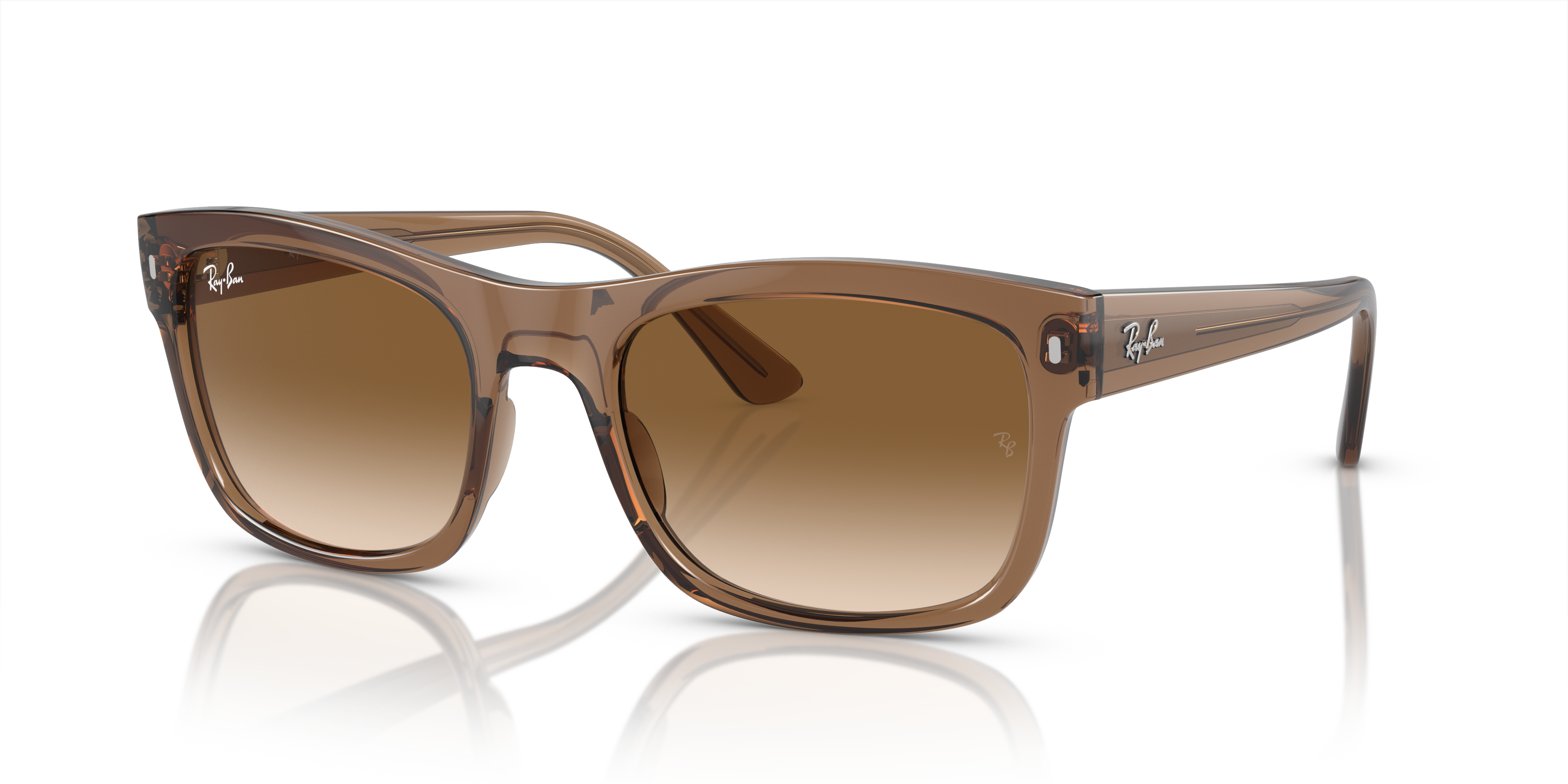 【レイバン公式ストア】 Ray-Ban® Rb4428 サングラス | 透明ライトブラウン X クリア/ブラウン - RB4428F