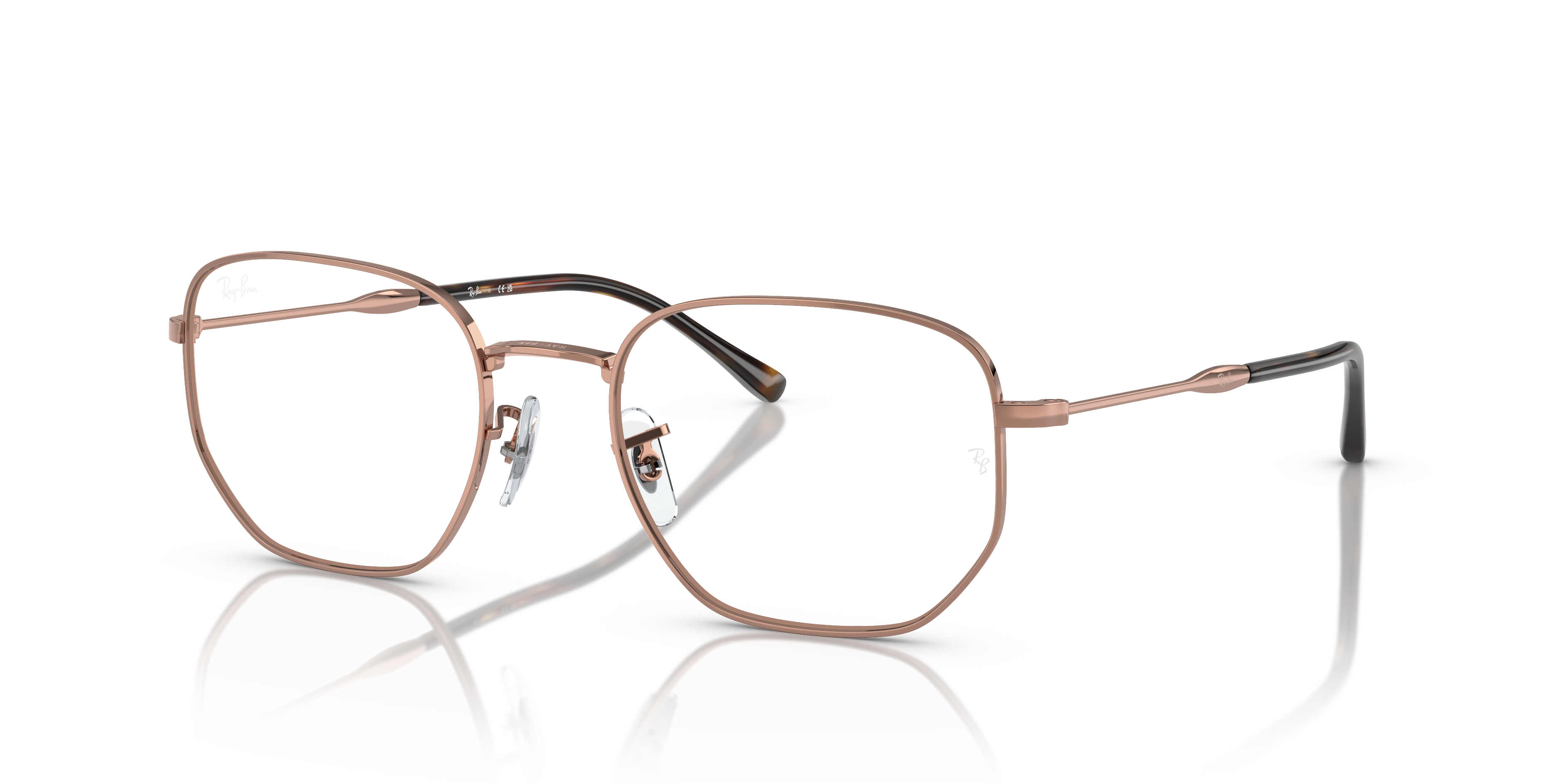 Rb6496 Optics Eyeglasses with Rose Gold Frame - RB6496 | Ray-Ban® US