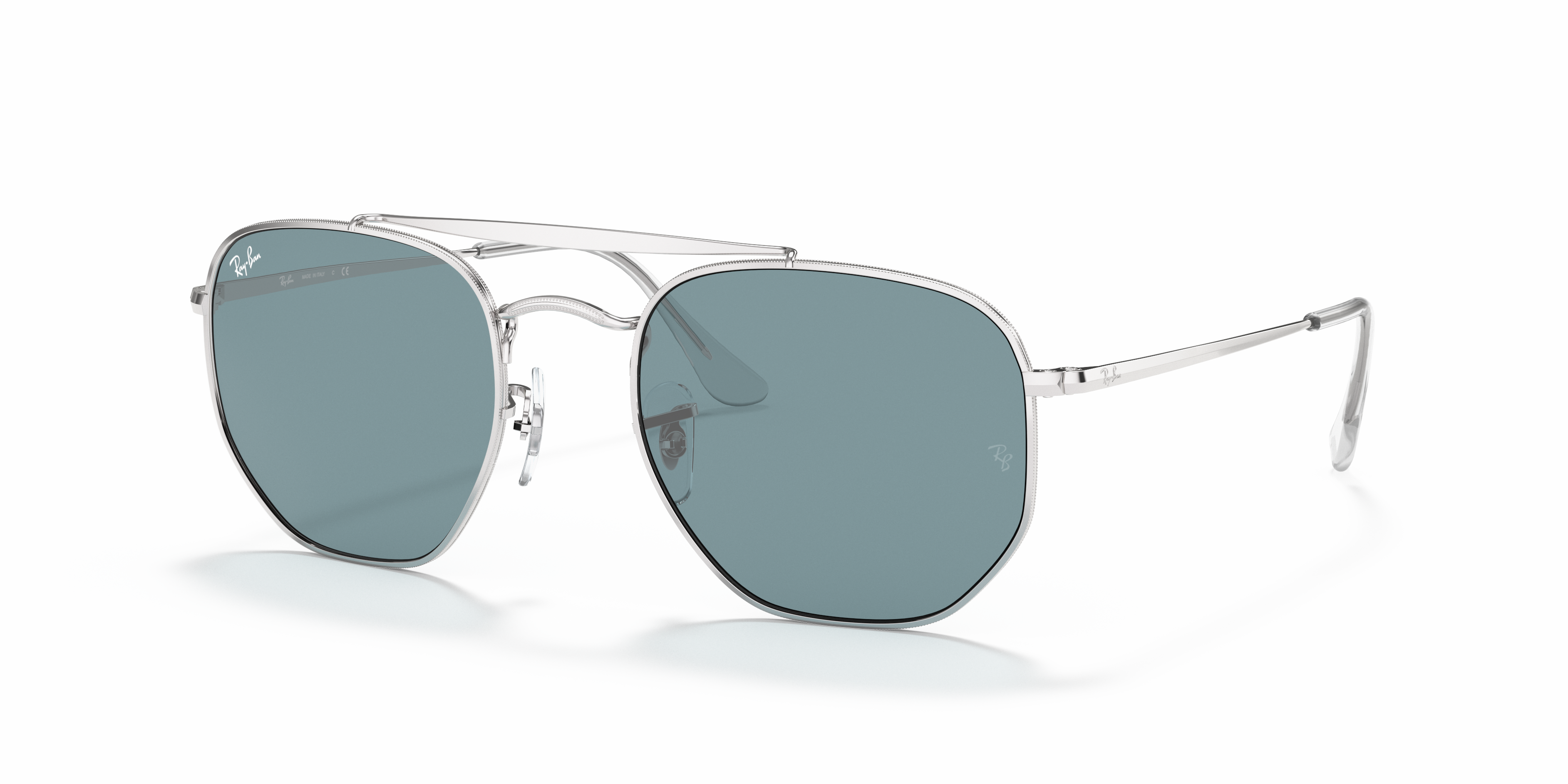 Marshal 搭 银色 的 蓝色 - RB3648 | Ray-Ban® 雷朋