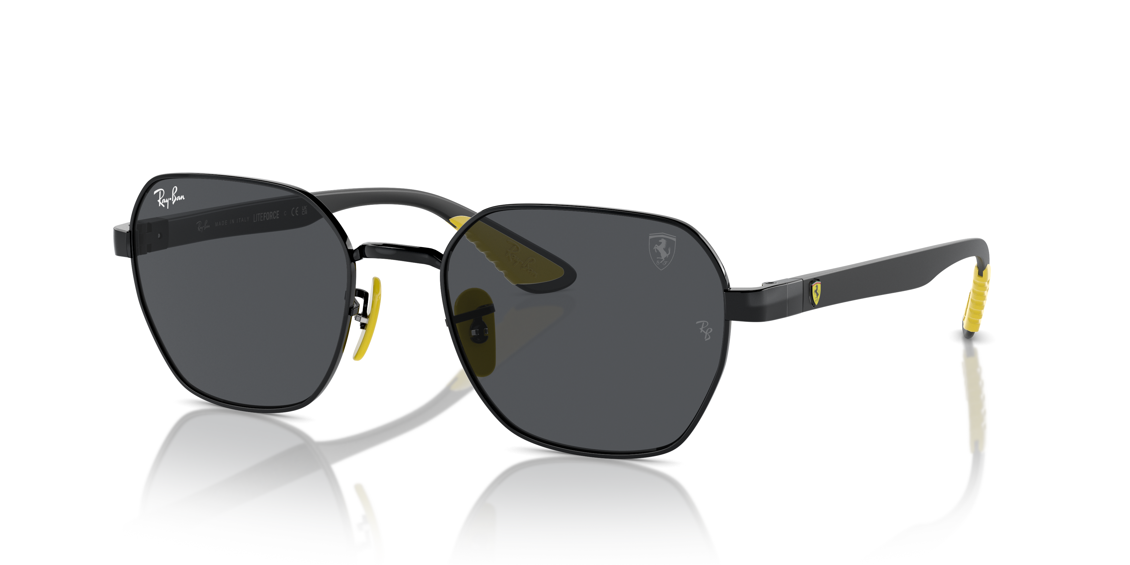 Rb3794m Scuderia Ferrari Collection Sunglasses in Polished Black and ...