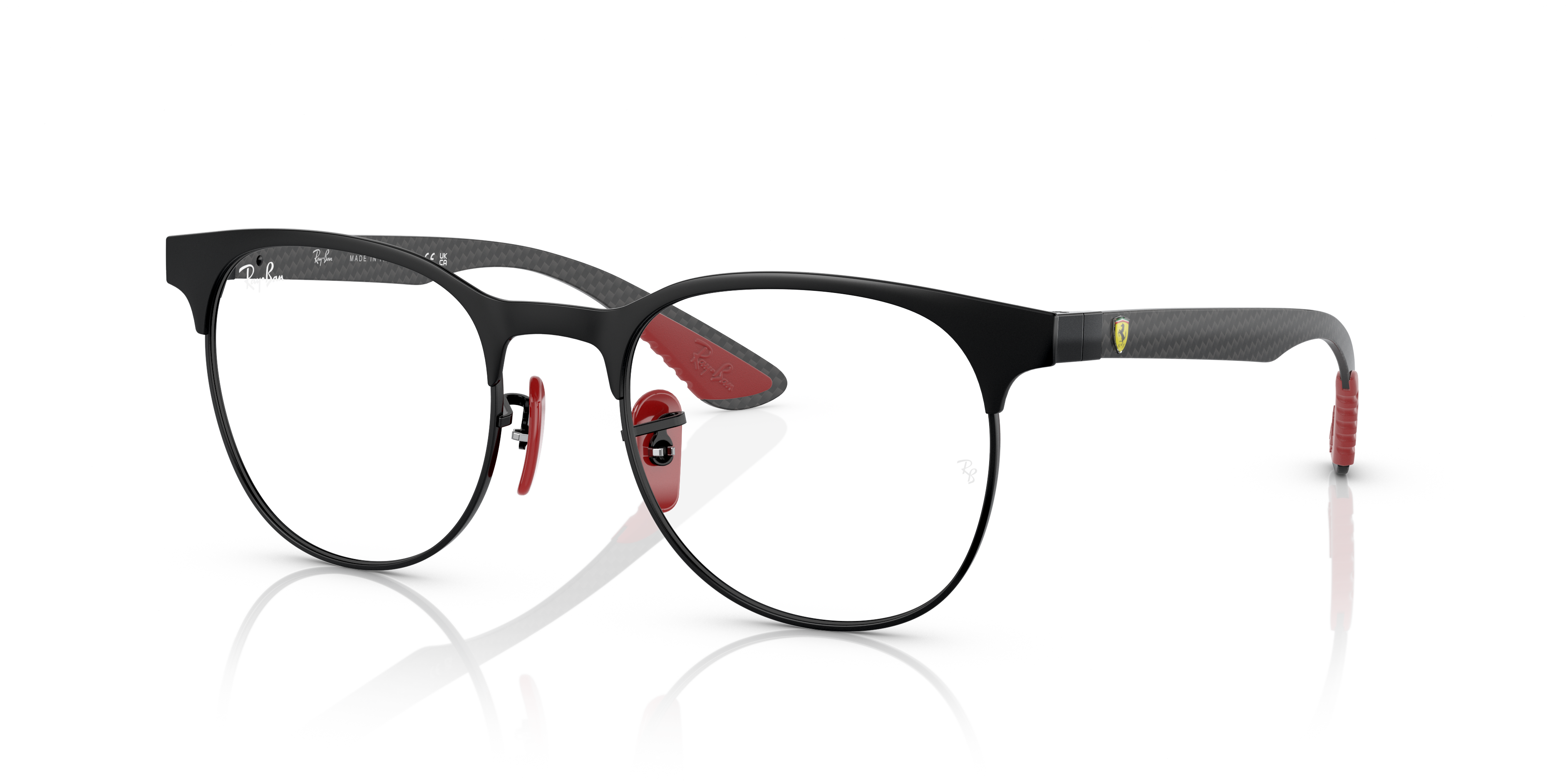 Rb8327m Optics Scuderia Ferrari Collection Eyeglasses with Black Frame ...