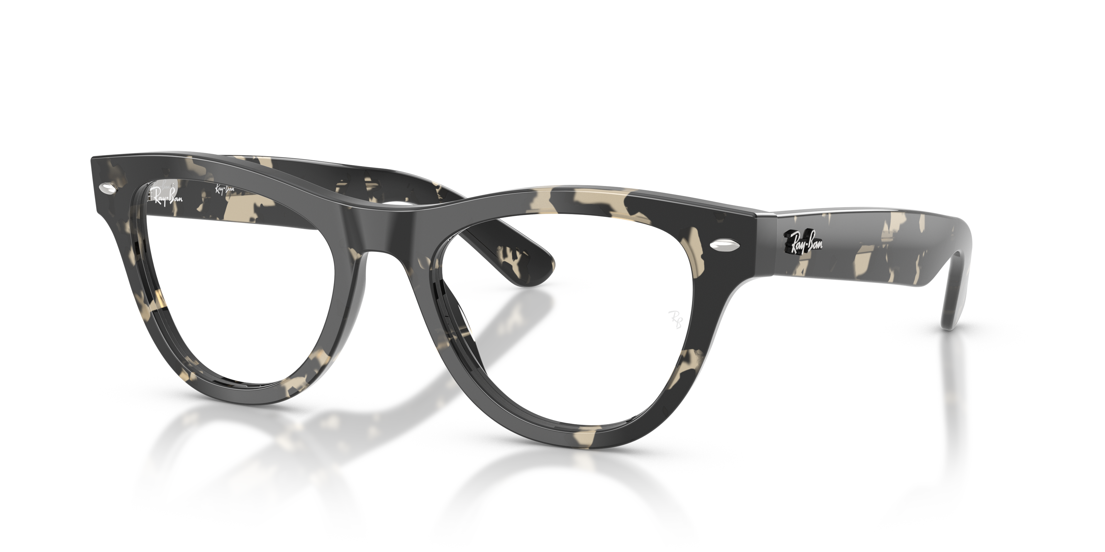 Les lunettes de vue Skyler Optics avec monture Écaille de tortue Gris ...