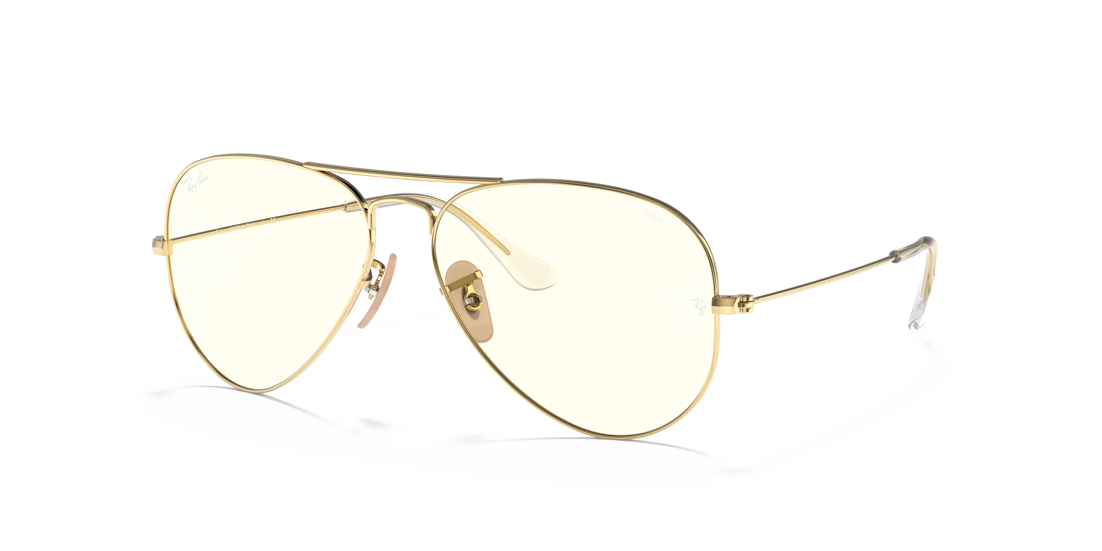 Aviator Clear Evolve - Everglasses - RB3025 | Ray-Ban®