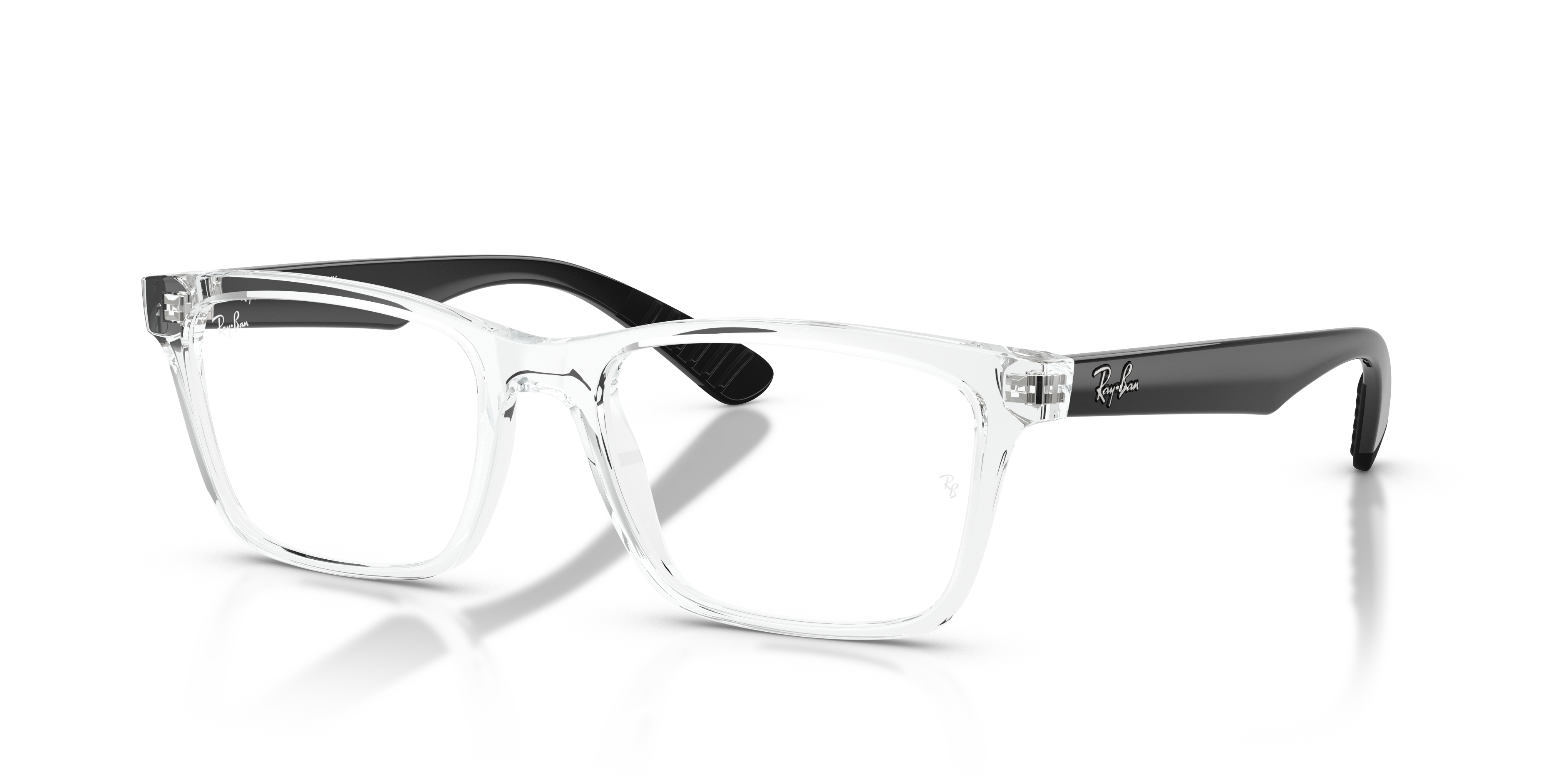 Glasögon Rb7025 Optics med båge i färgen Genomskinlig - RB7025 | Ray ...