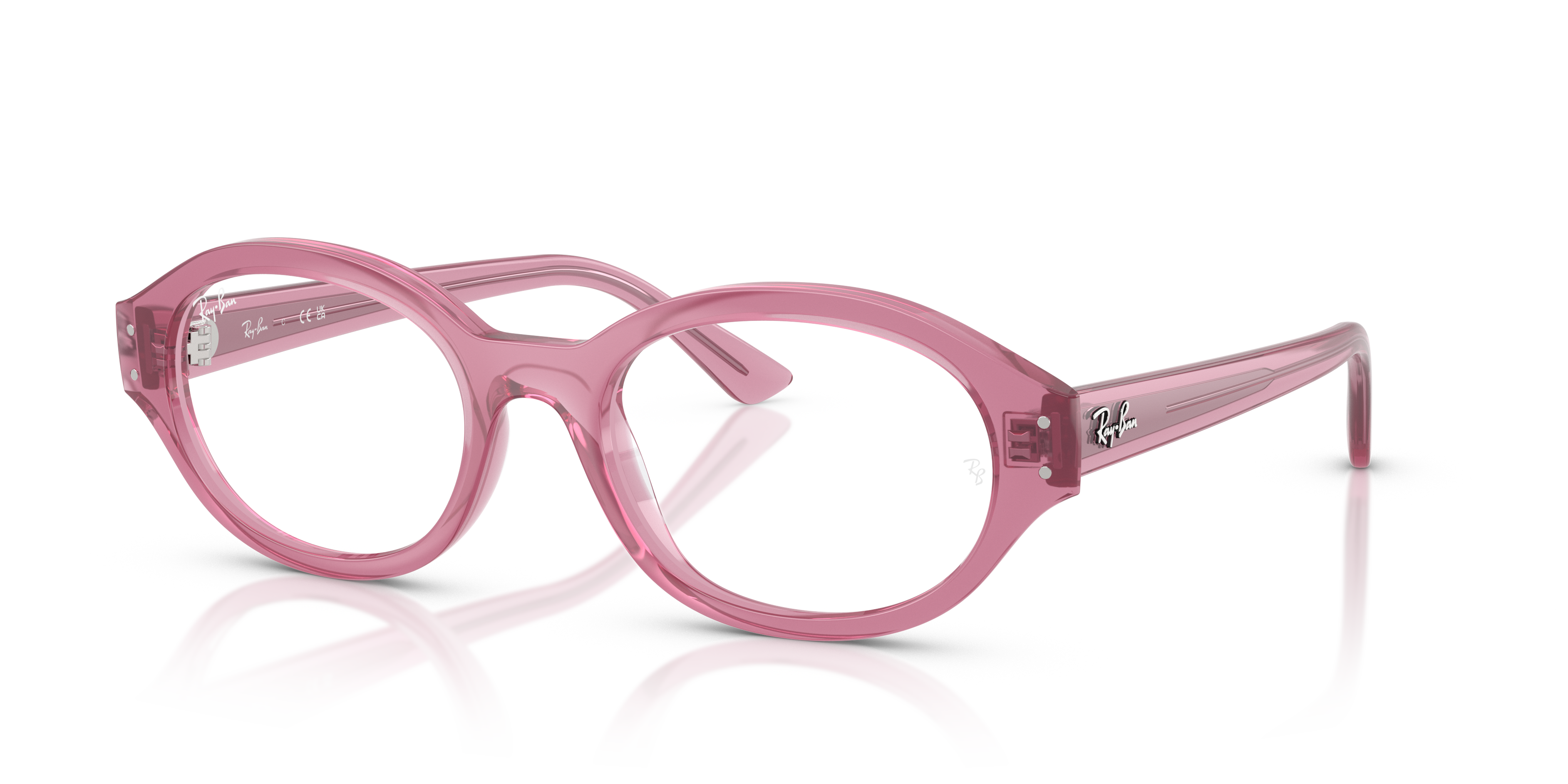 Shilo Optics Bio-based Eyeglasses with Pink Frame - RB7257 | Ray-Ban® US