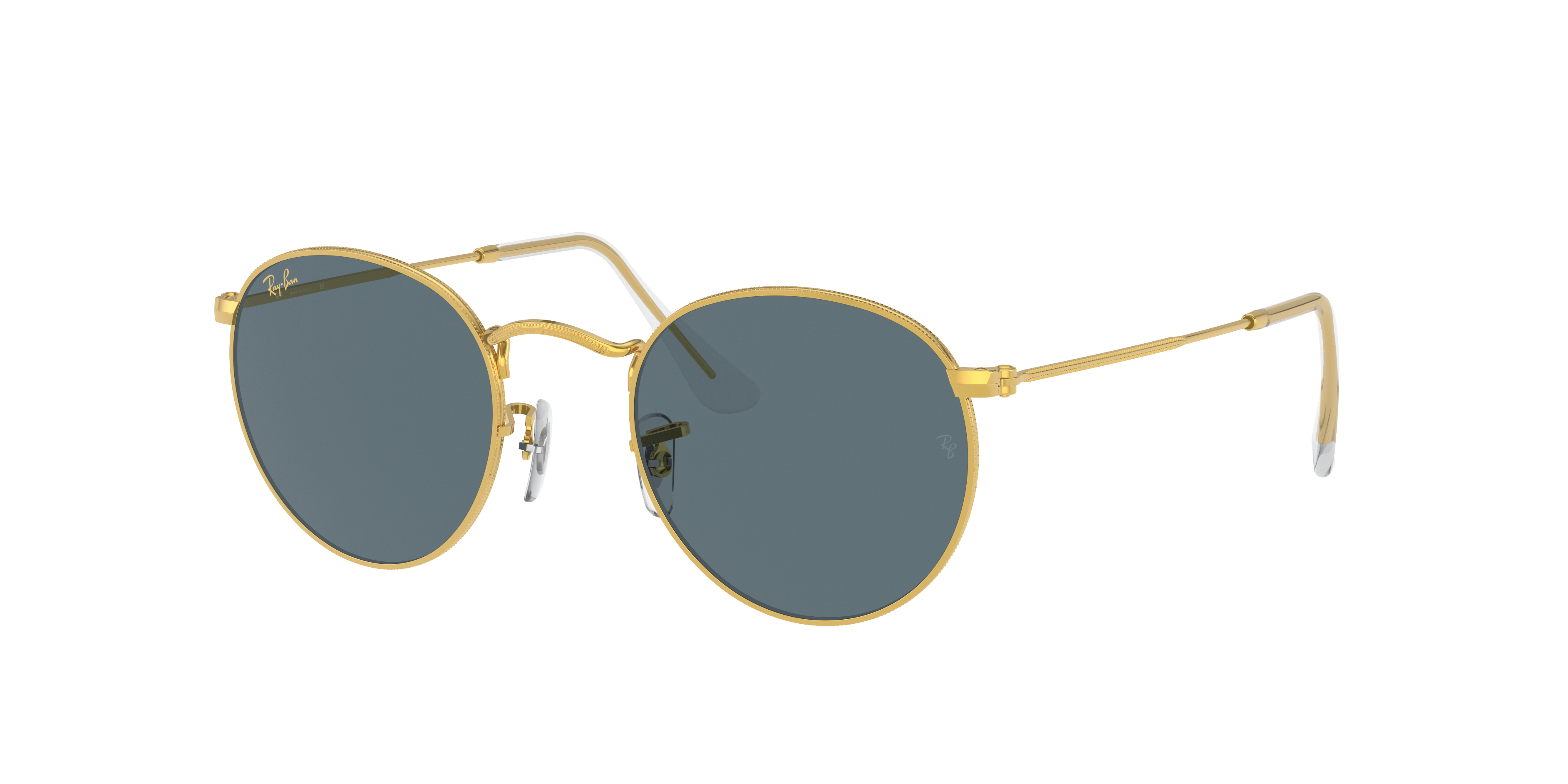 Round Metal Legend Gold Sunglasses in Gold and Blue - RB3447 | Ray-Ban® US