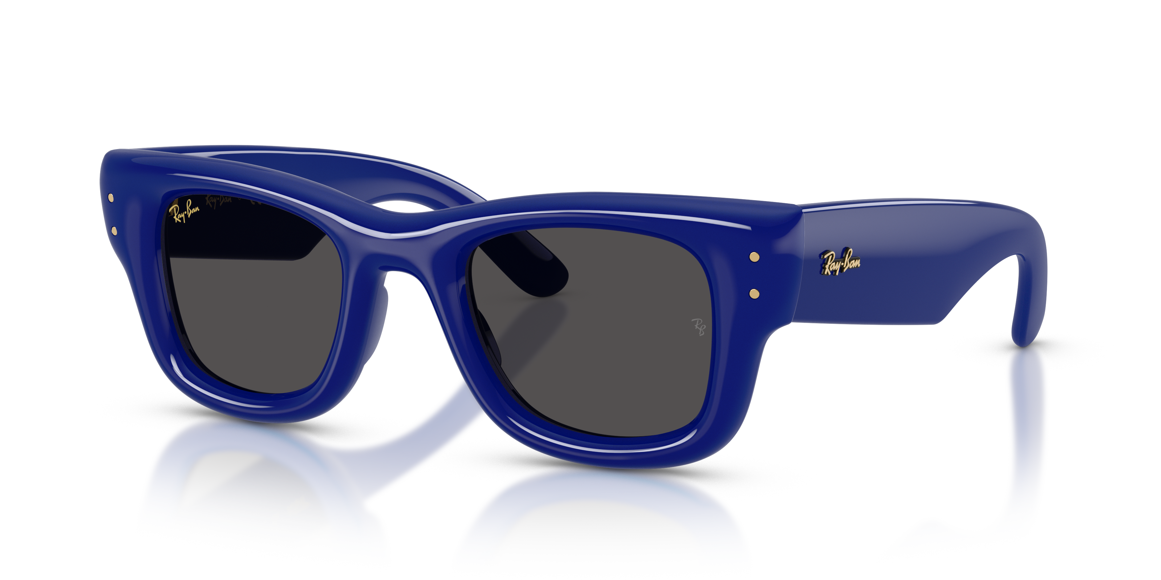 Wayfarer Puffer 搭 蓝色 的 极致黑 - RB4940 | Ray-Ban® 雷朋