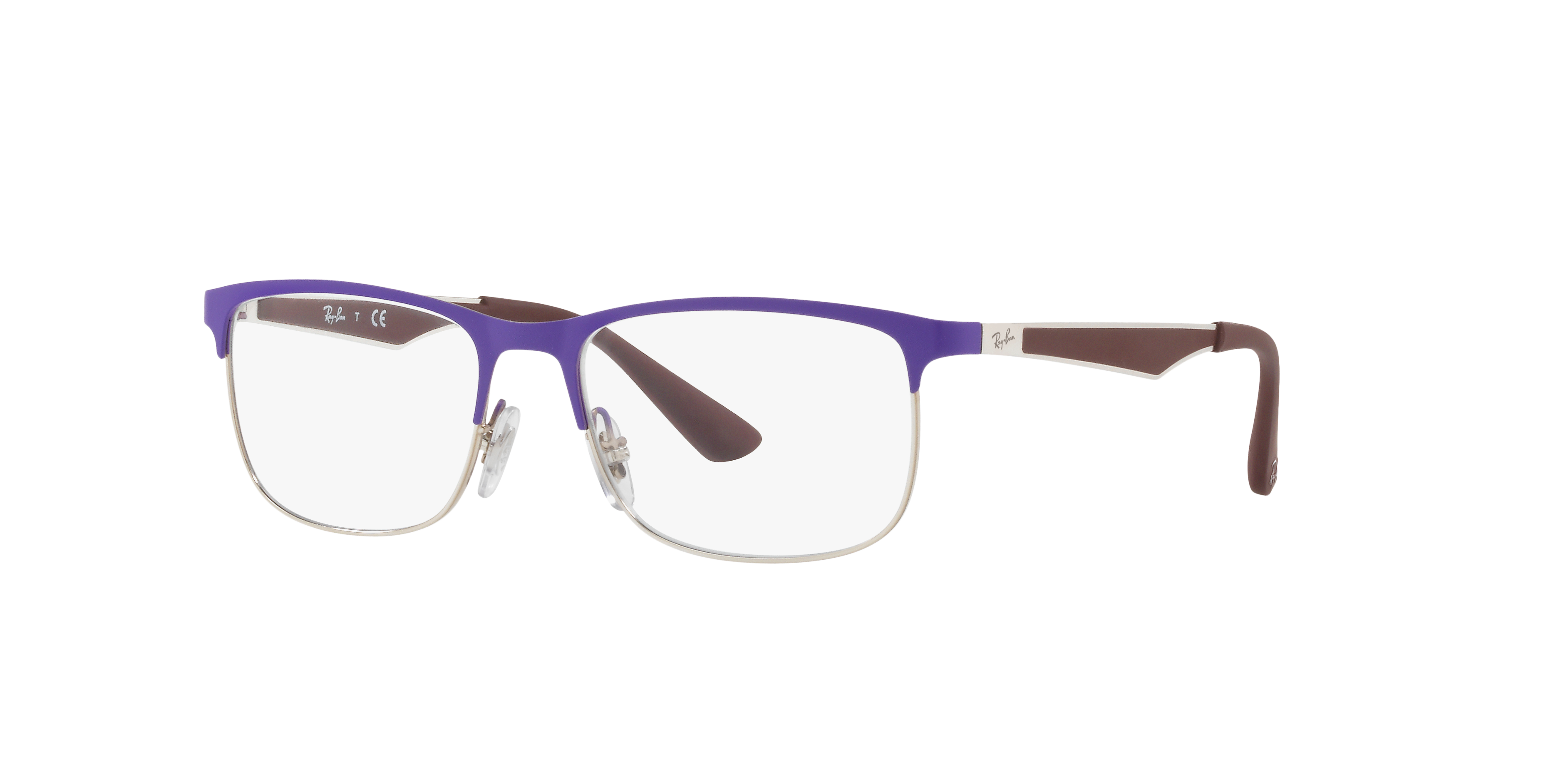 Rb1052 Optics Kids Eyeglasses with Violet On Silver Frame - RY1052 ...