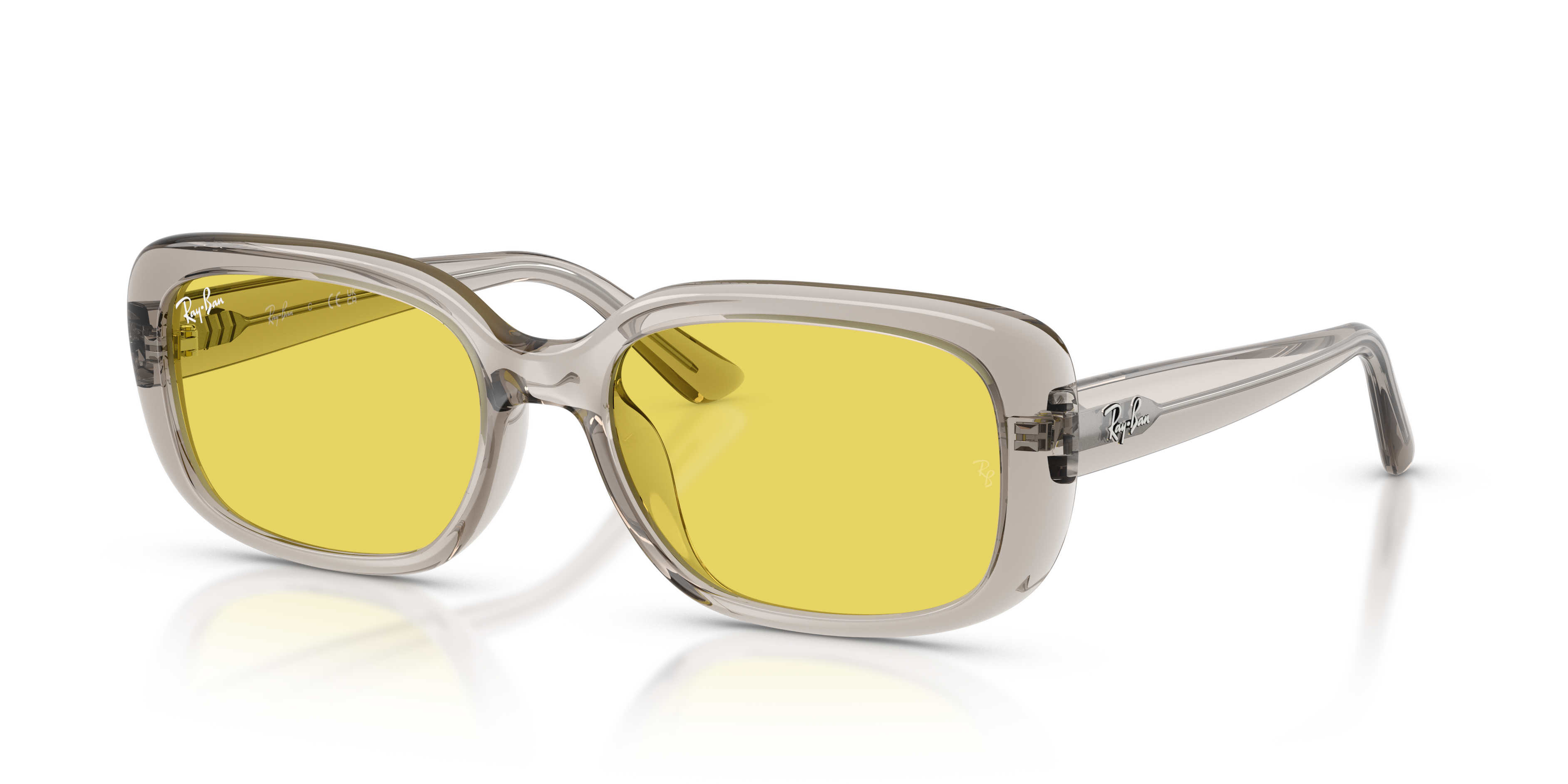 Gafas de Sol Rb4421d Bio-based en Beige claro transparente y Amarillo ...