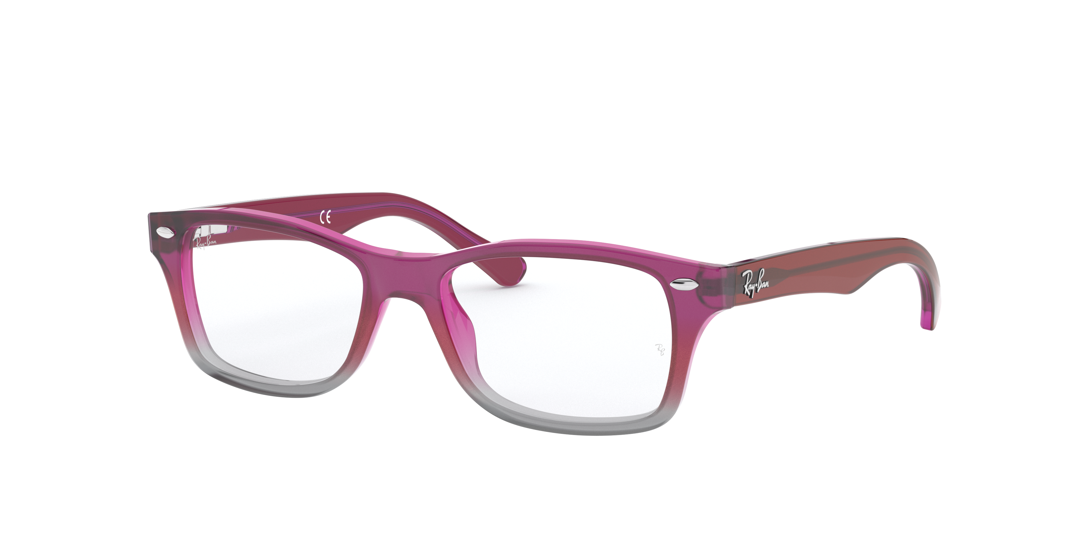 Rb1531 Optics Kids Eyeglasses with Fuxia On Grey Frame - RY1531 | Ray ...