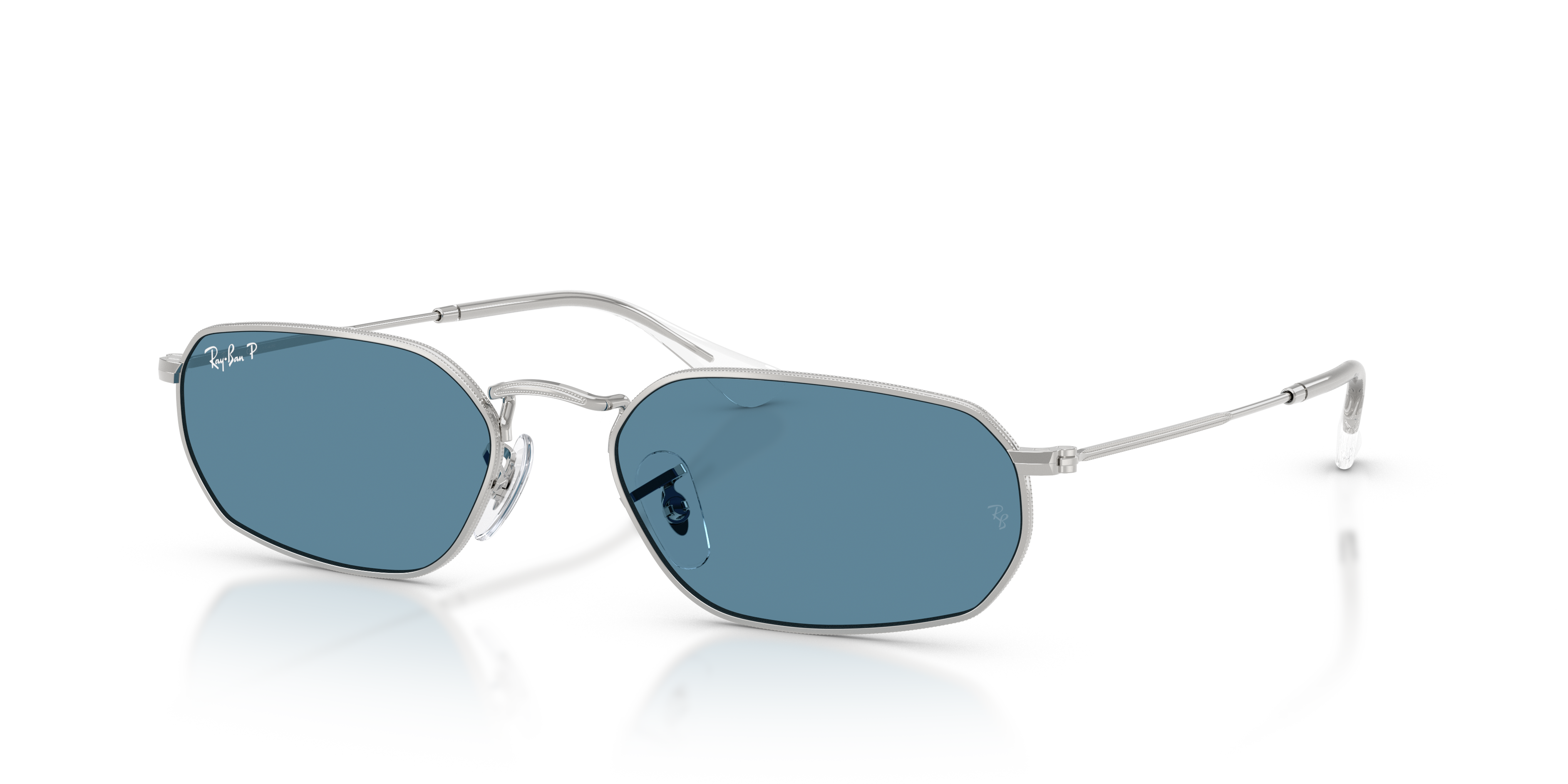 Rb3947ch Chromance Sunglasses in Silver and Polarized Blue - RB3947 ...