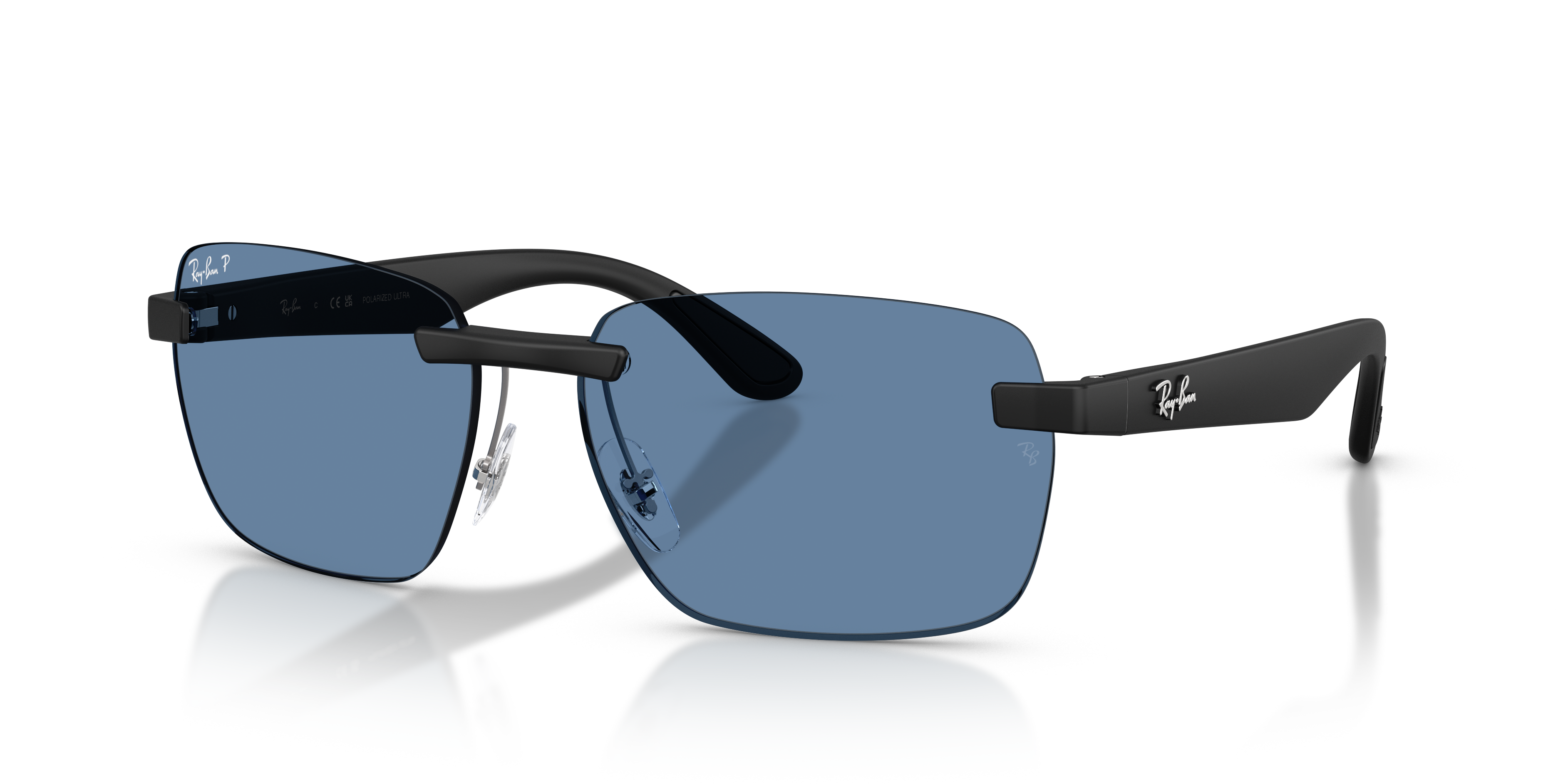 Rb4470 Polarized Lenses Sunglasses in Matte Sand Black and Polarized ...