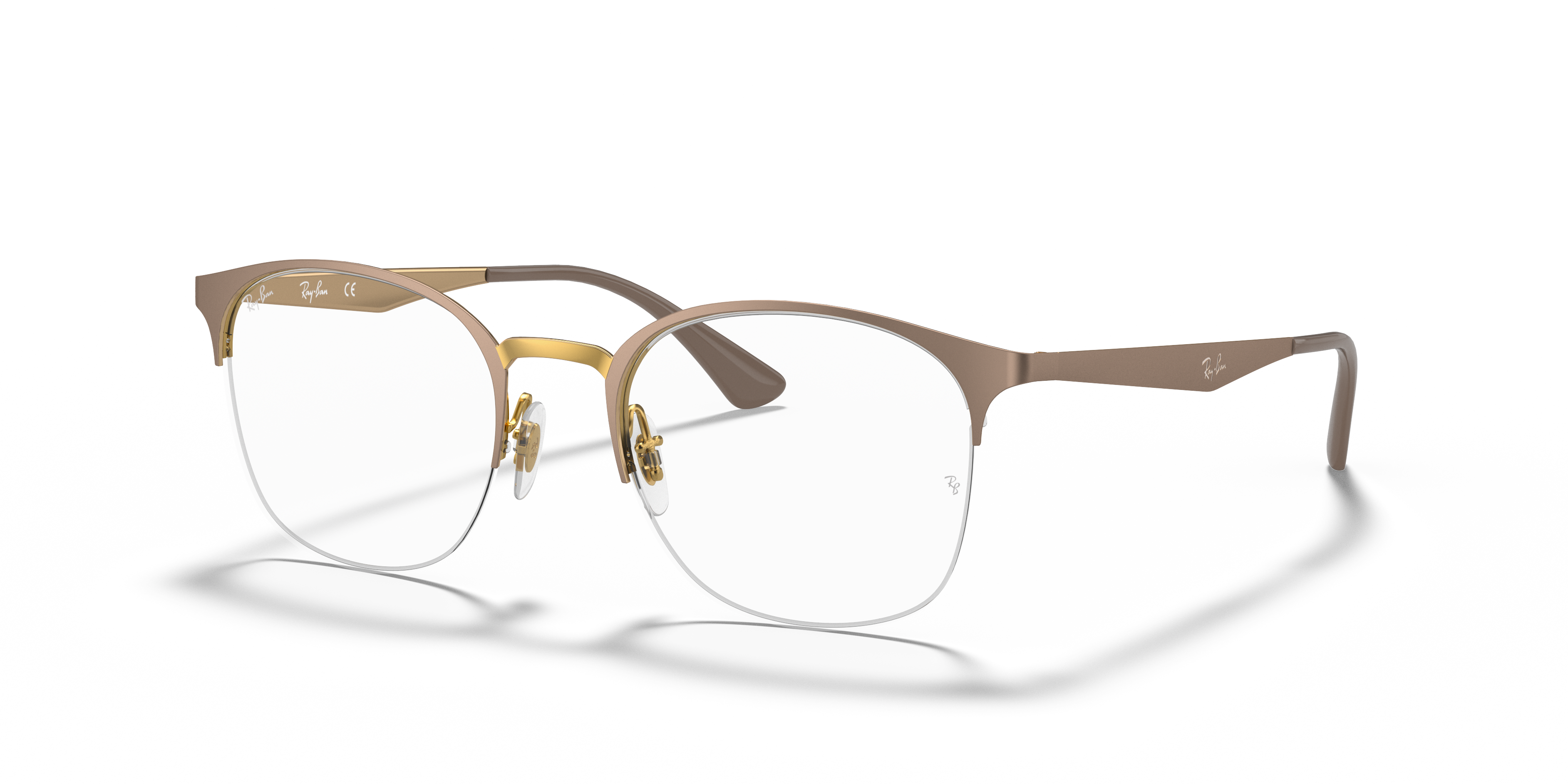 Lentes de Vista Rb6422 Optics con Armazón Mate Beige - RB6422 | Ray-Ban® MX
