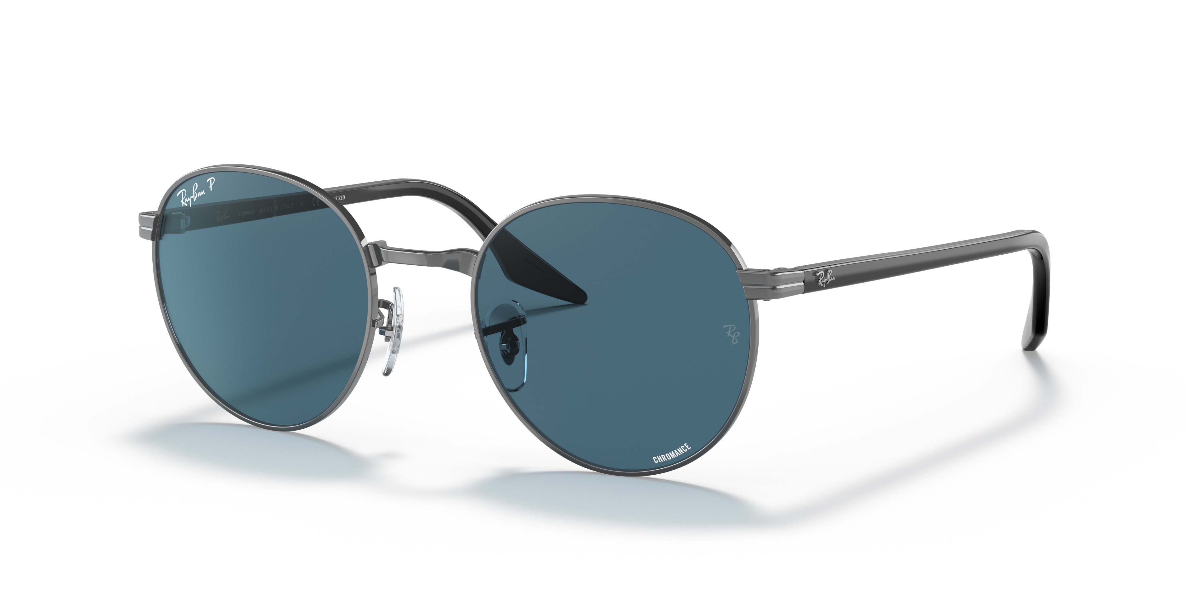 Rb3691 Chromance Les lunettes de soleil Bronze nickelé en Bleu ...
