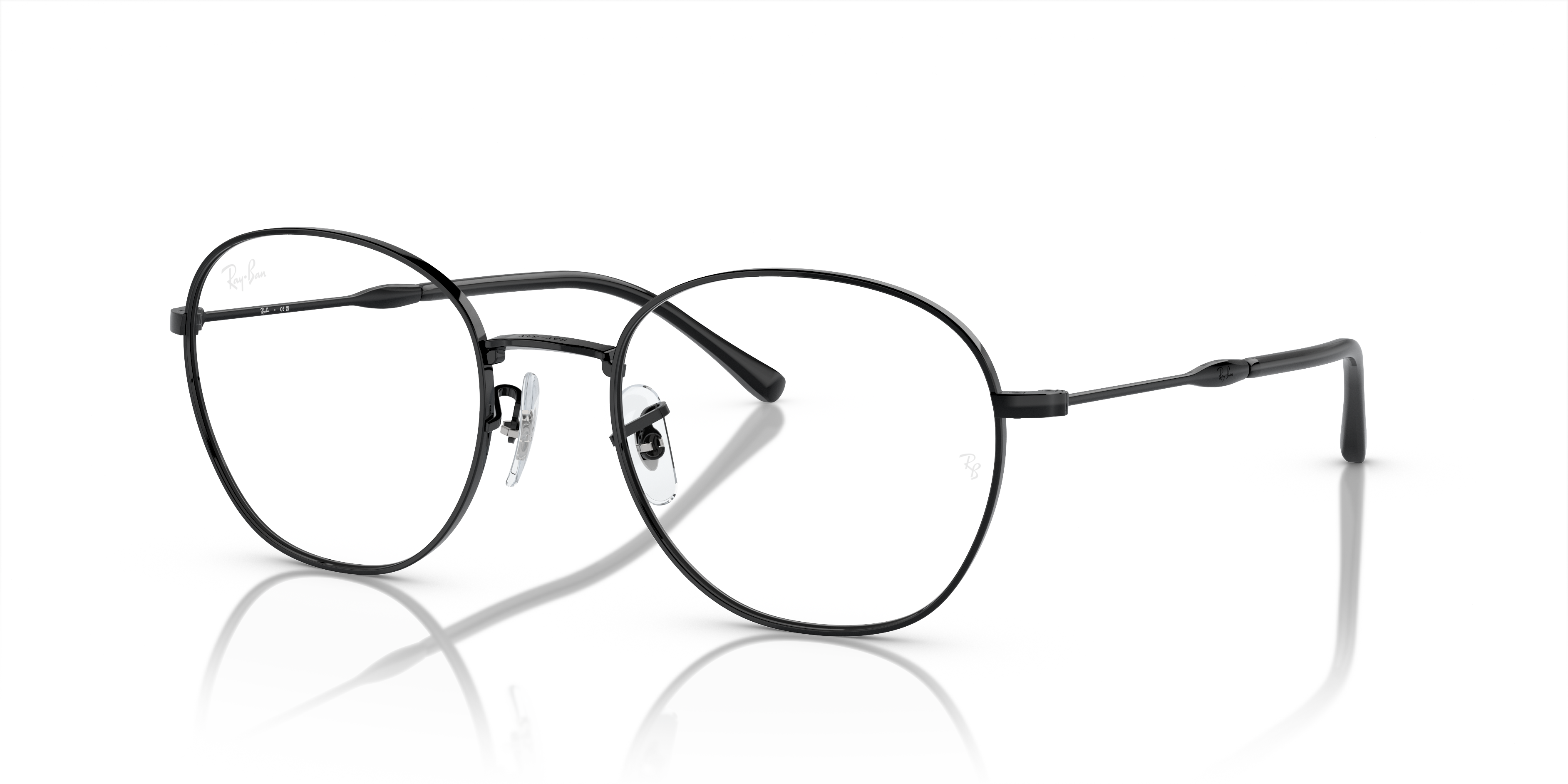 Rb6509 Optics Eyeglasses with Polished Black Frame (53-20) - RB6509 ...