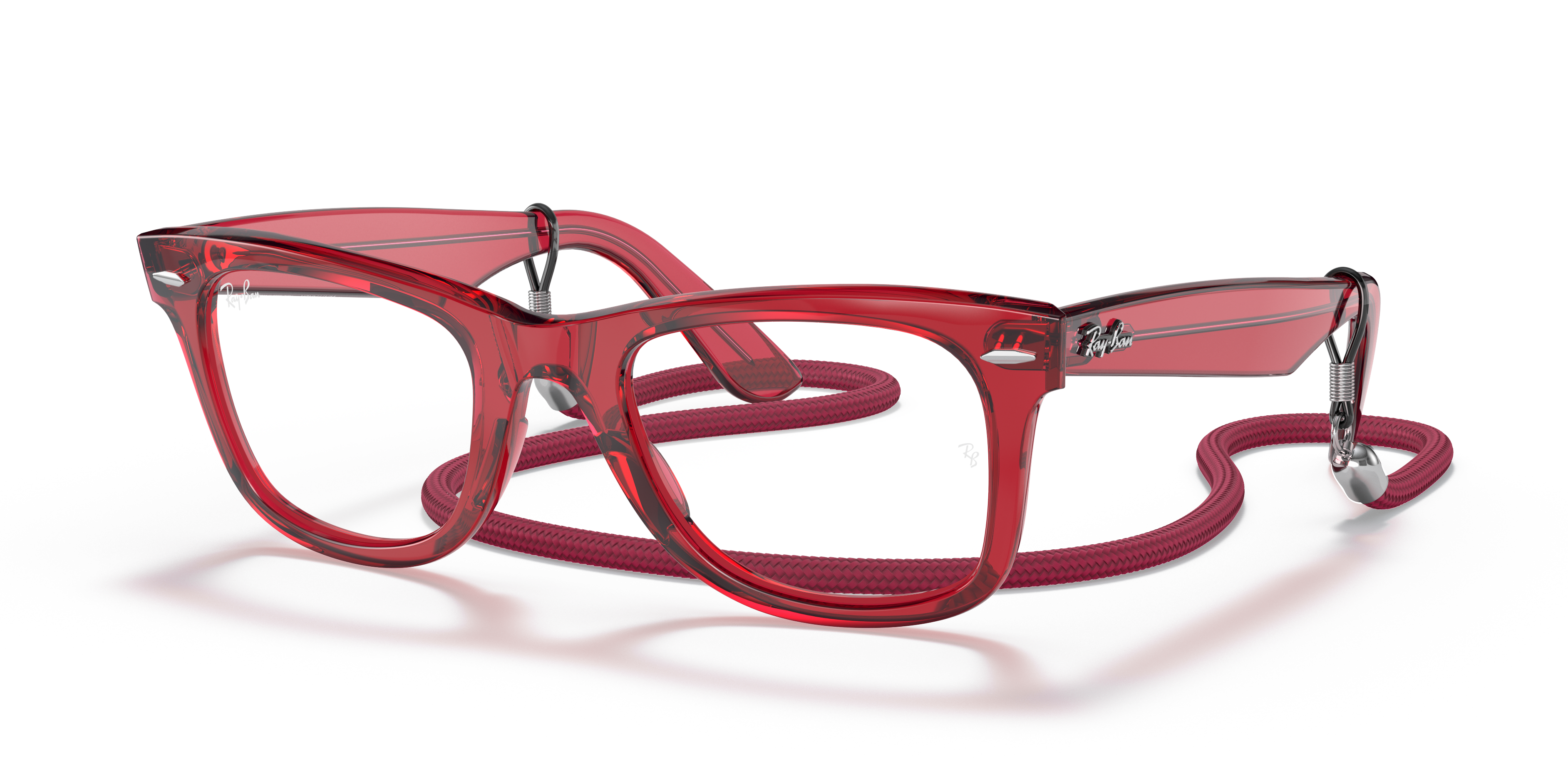 Original Wayfarer Colorblock Transitions® Sunglasses in Transparent Red ...