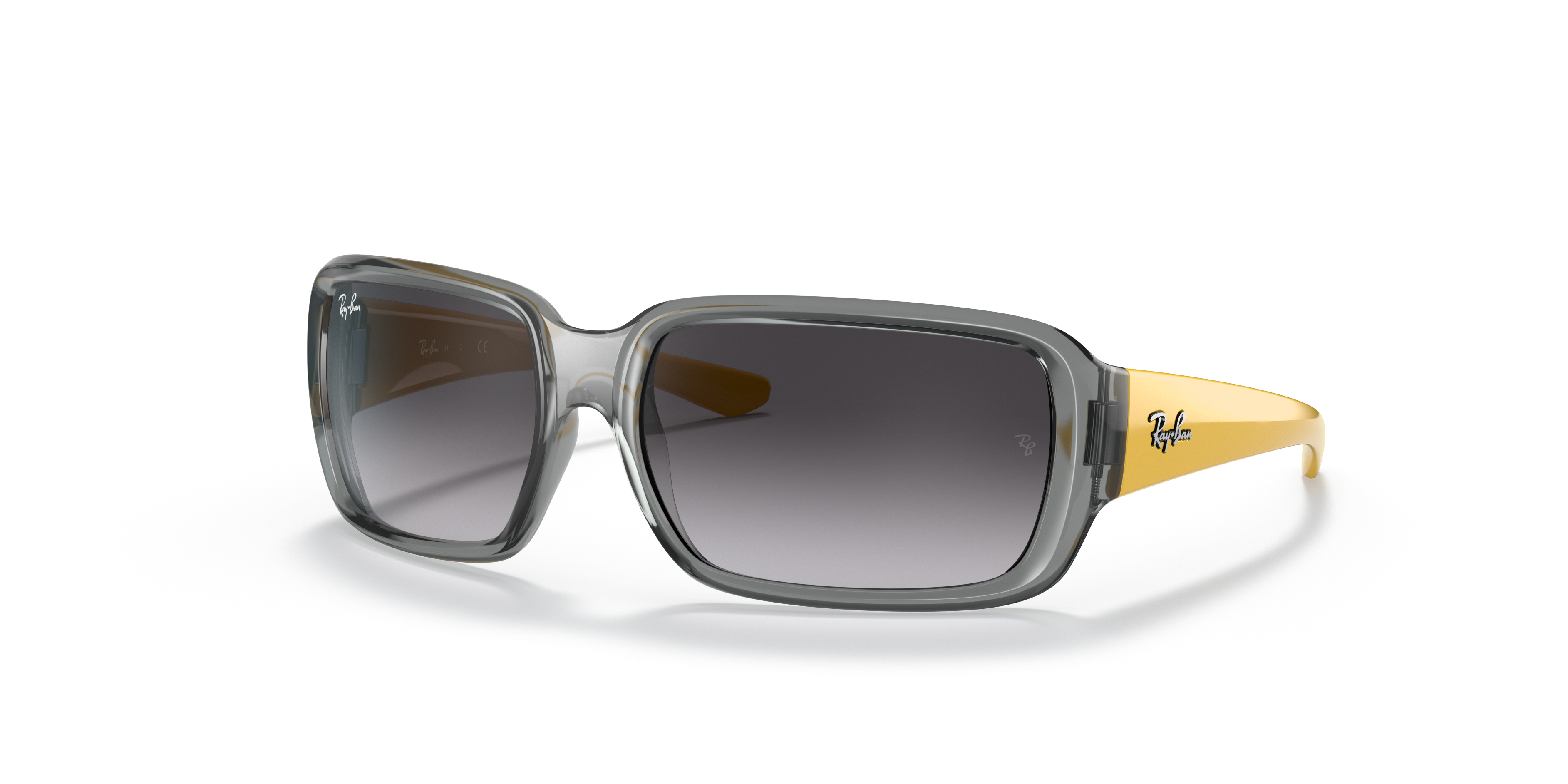 Rb9072s Kids Sunglasses in Transparent Grey and Grey Gradient Dark Blue ...