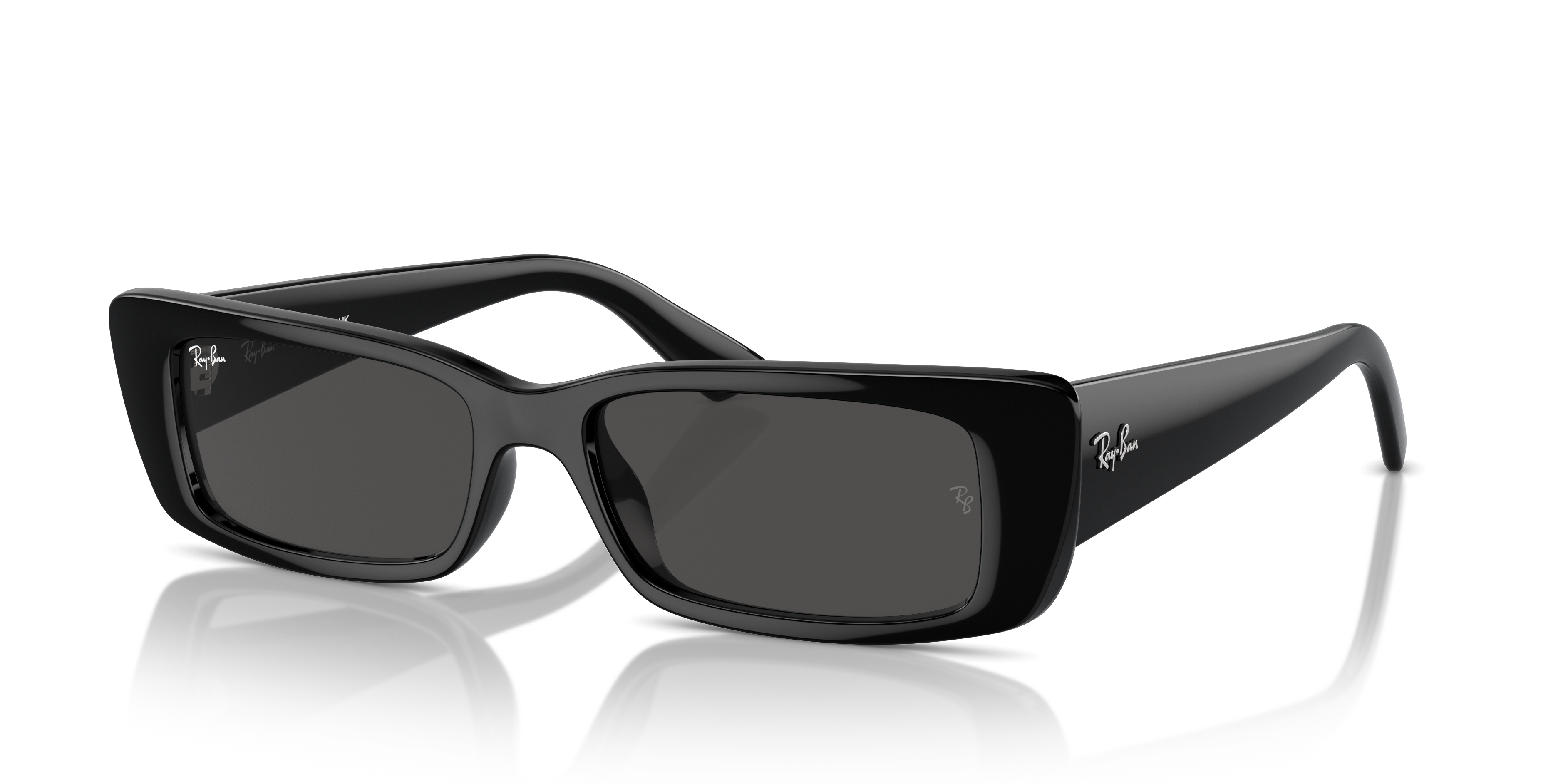 【レイバン公式ストア】 Ray-Ban® Teru Bio-based サングラス | ブラック X ダークグレー - RB4425F