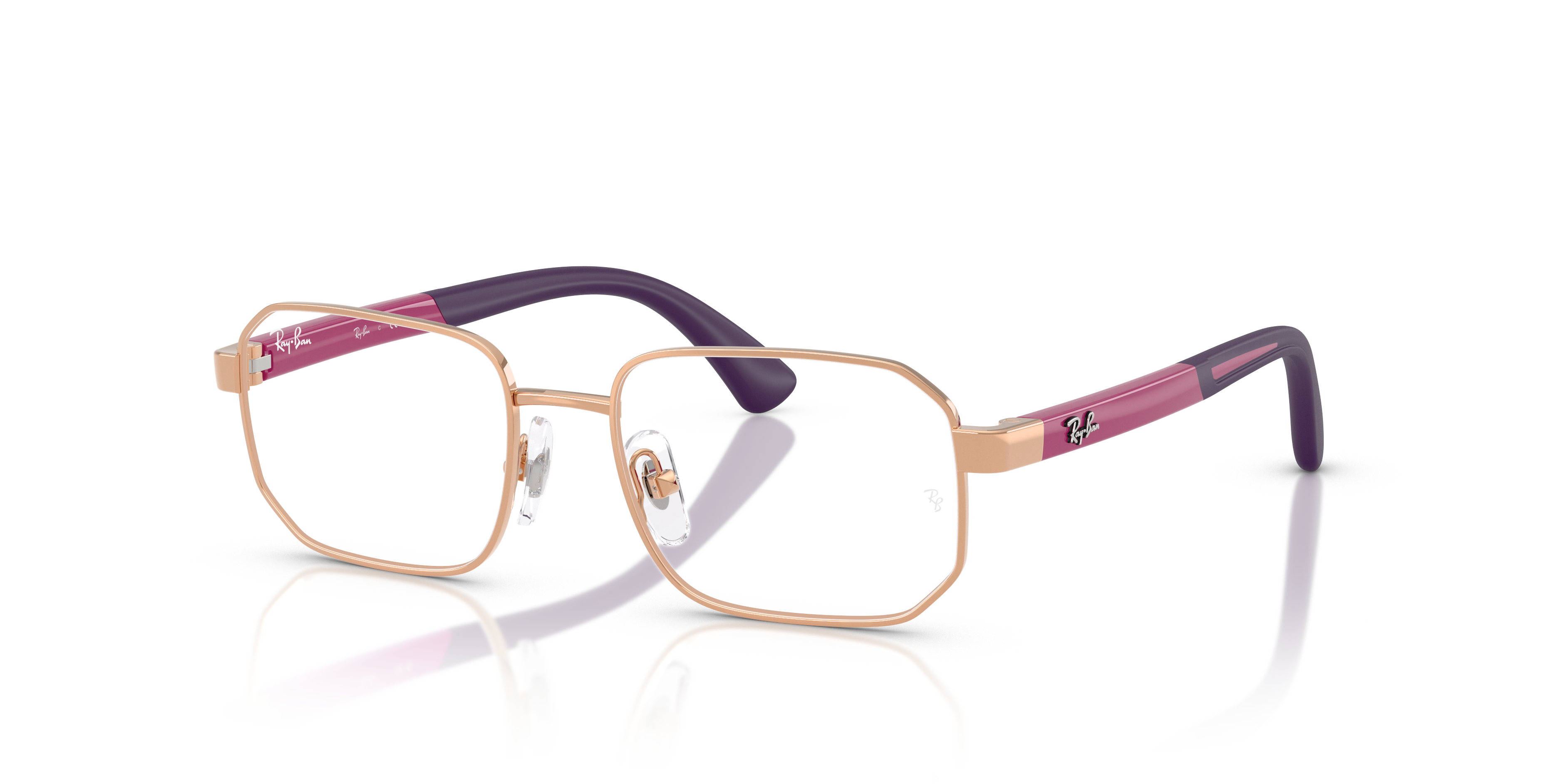 Rb1060 Optics Kids Bio-based Les lunettes de vue Or rose avec monture ...