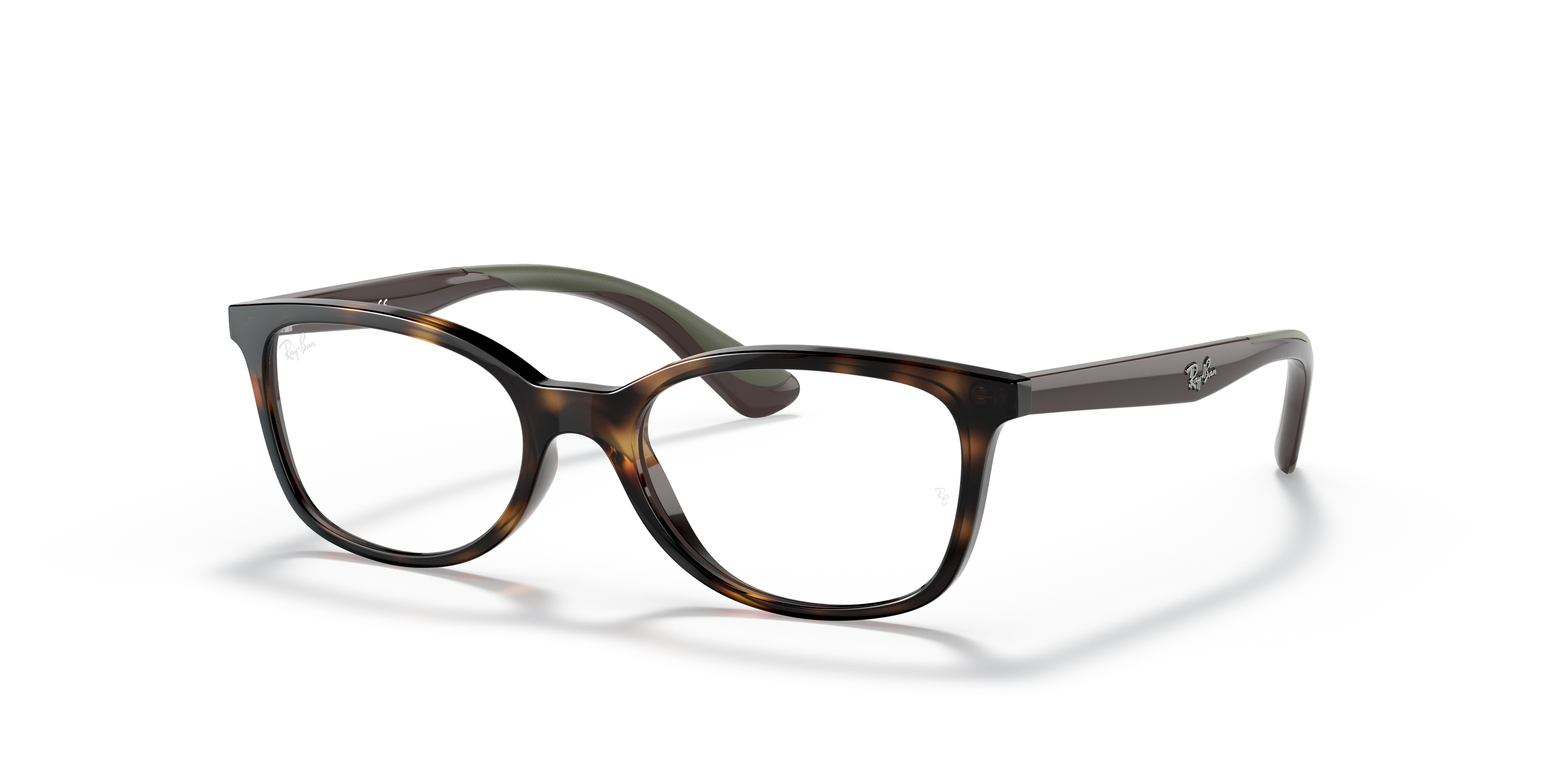 Rb1586 Optics Kids Eyeglasses with Polished Havana Frame (47-16 ...