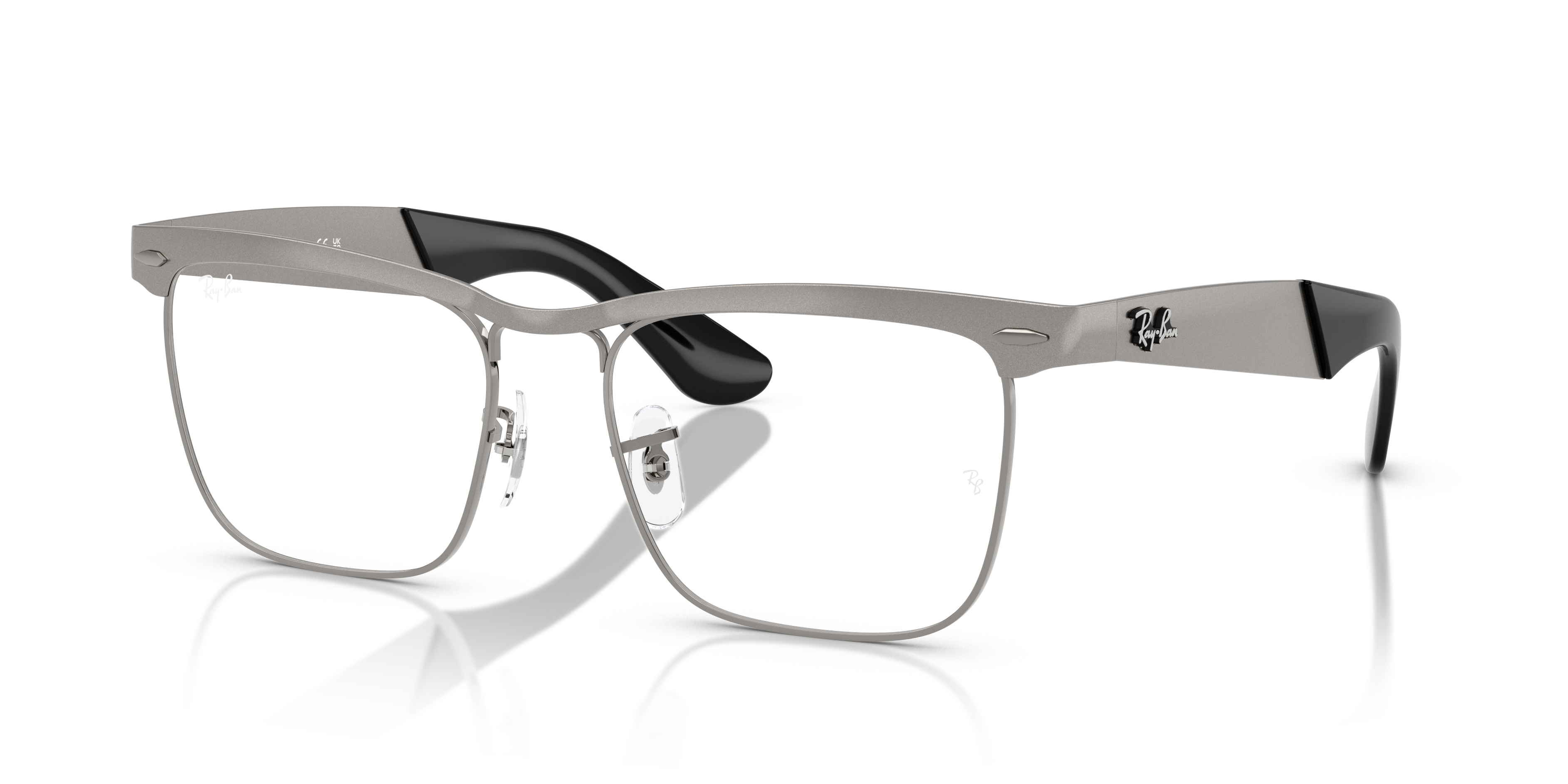 Wayfarer Deluxe Optics Eyeglasses with Sandblasted Gunmetal Frame ...