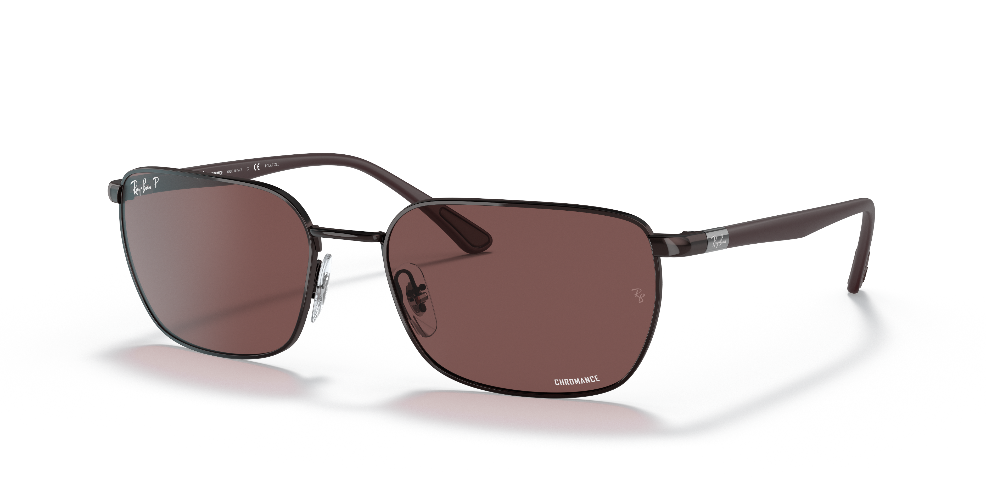Rb3684ch Chromance Sunglasses in Brown and Dark Violet - RB3684CH | Ray ...