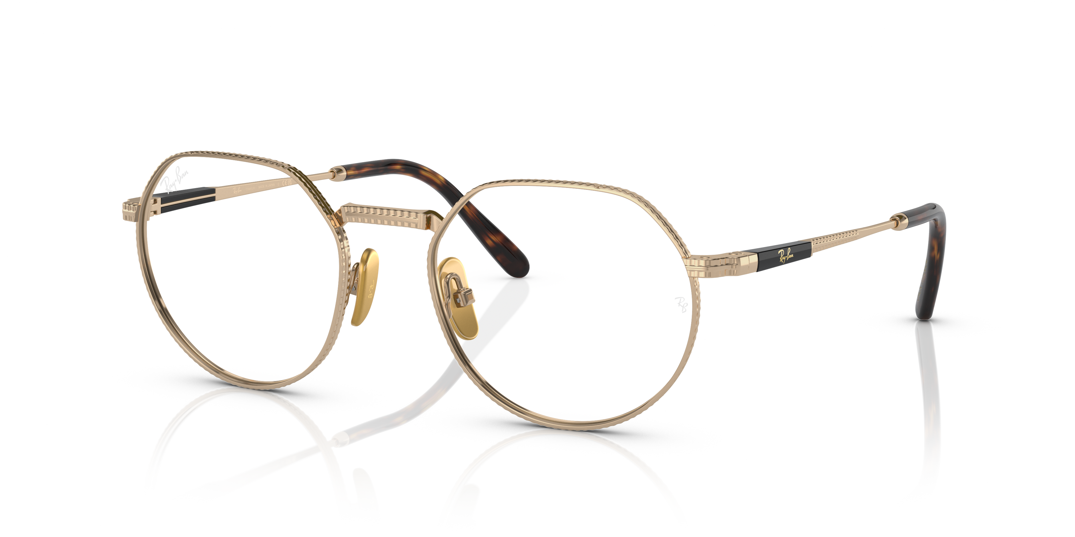 Jack Ii Titanium Optics Eyeglasses with Arista Gold Frame - RB8265V ...