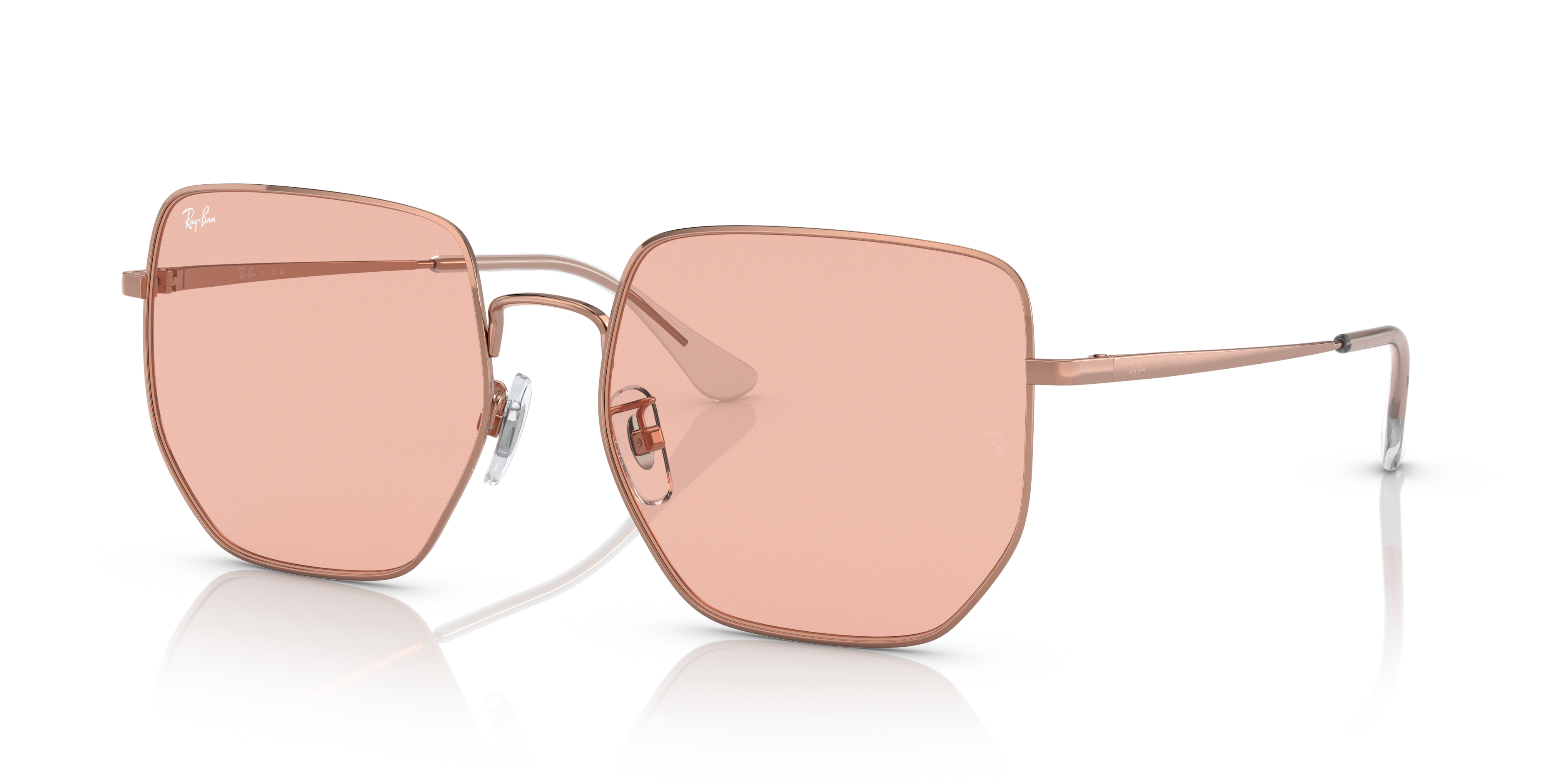 【レイバン公式ストア】 Ray-Ban® Rb3764d サングラス | ローズゴールド X ダークピンク - RB3764D